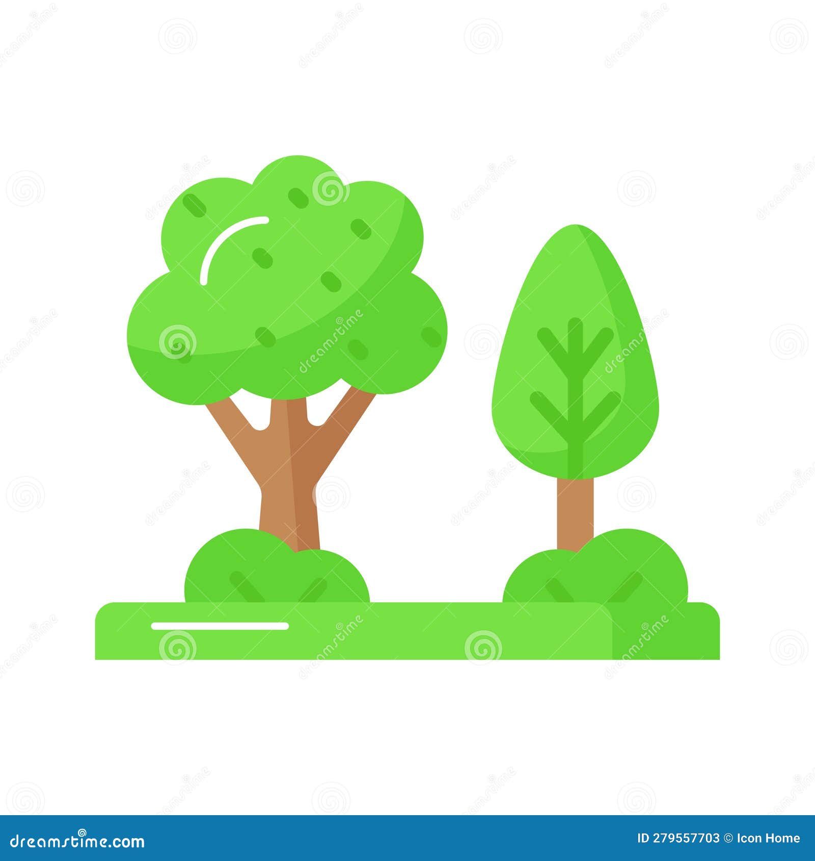 Check this Beautifully Designed Icon of Spring Scene in Editable Style ...