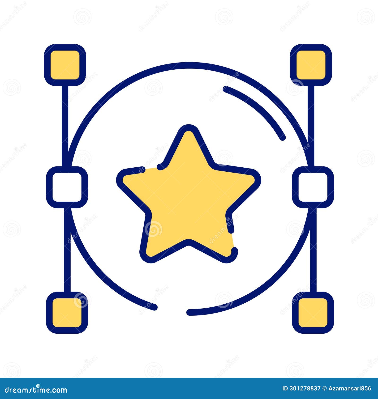 Check this Beautifully Designed Icon of Star Vector in Trendy Style ...