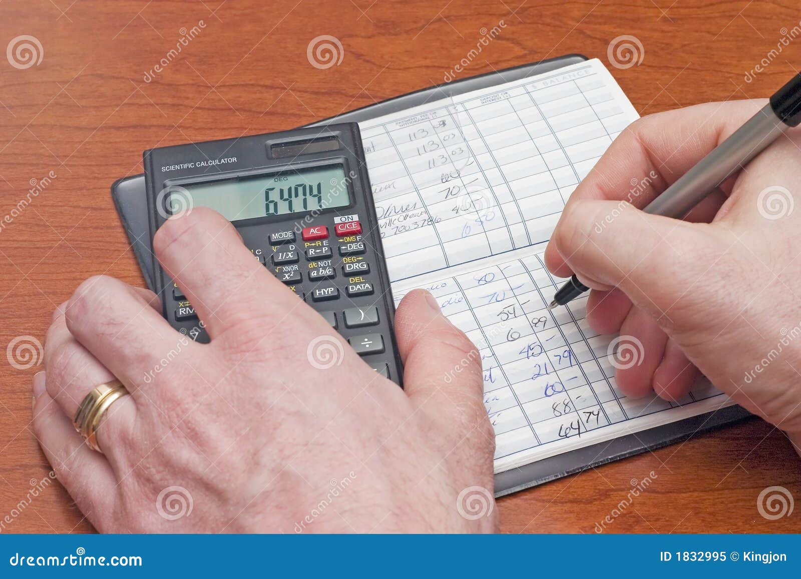 Check book stock image. Image of money, calculate, book - 1832995