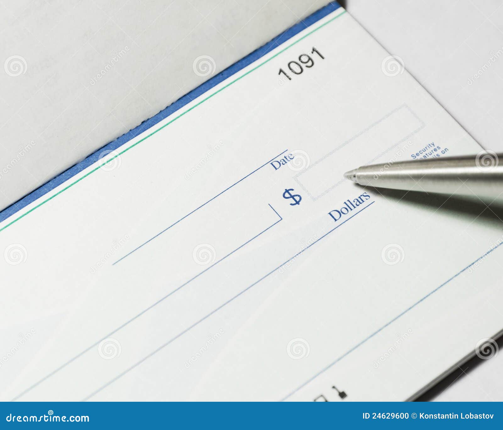 Check book closeup stock photo. Image of blank, write - 24629600