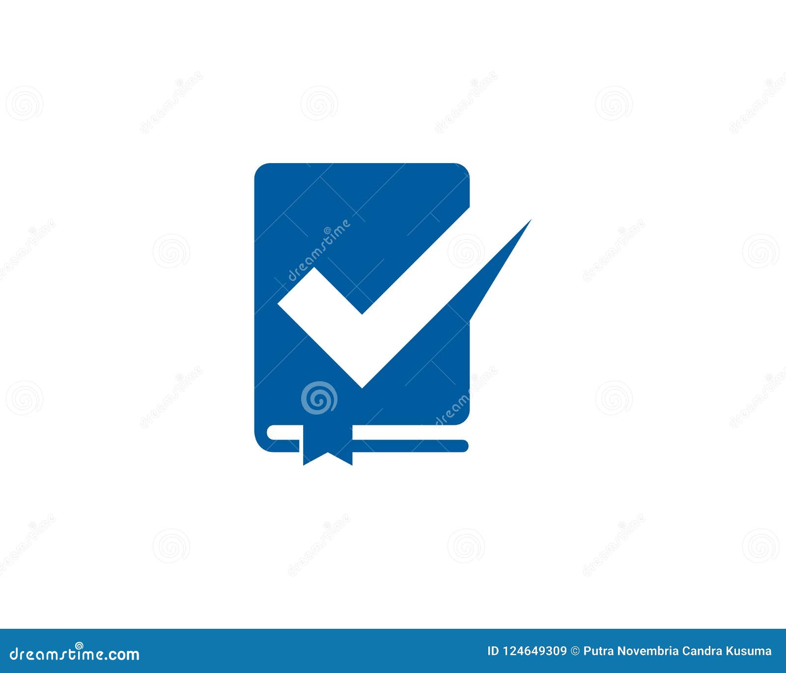 Check Book Logo Icon Design Stock Vector - Illustration of idea ...