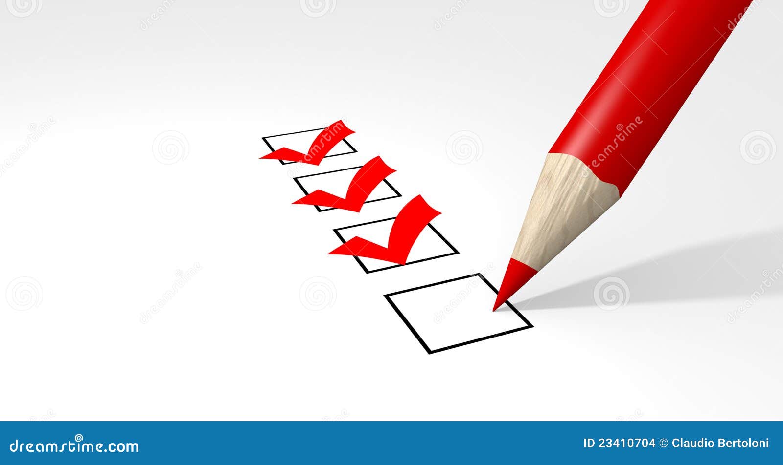 Check-box stock illustration. Illustration of quality - 23410704