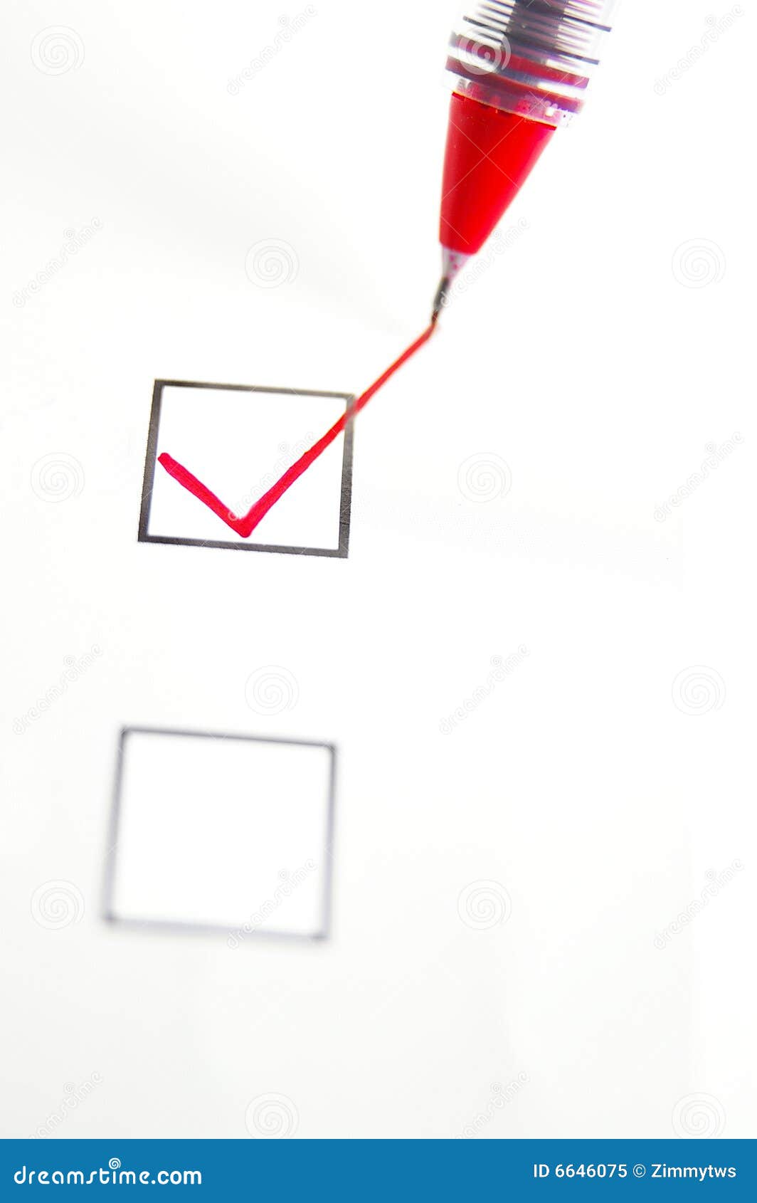 Check box stock image. Image of select, exam, pick, guess - 6646075