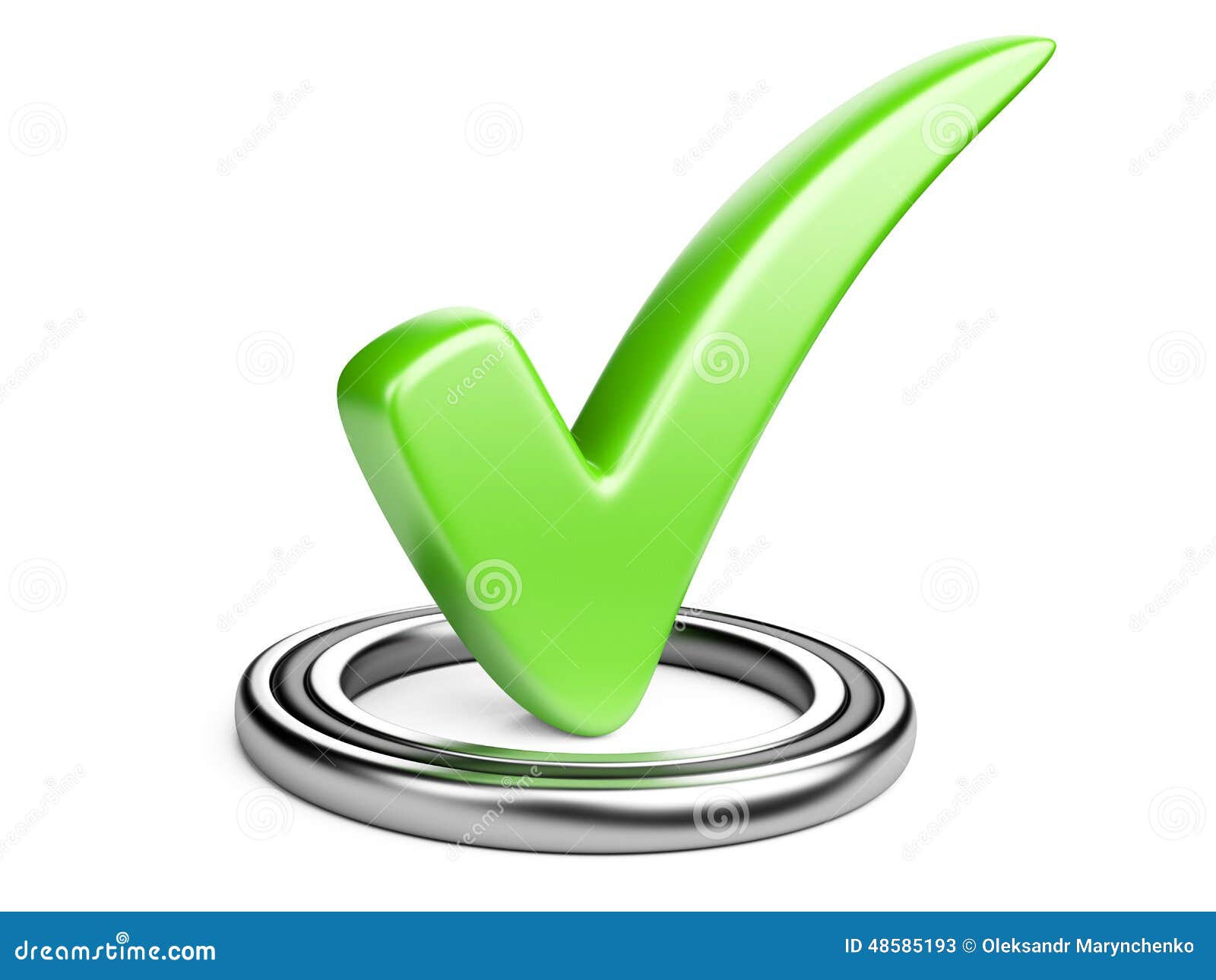 Check Box with Green Check Mark Stock Illustration - Illustration of ...