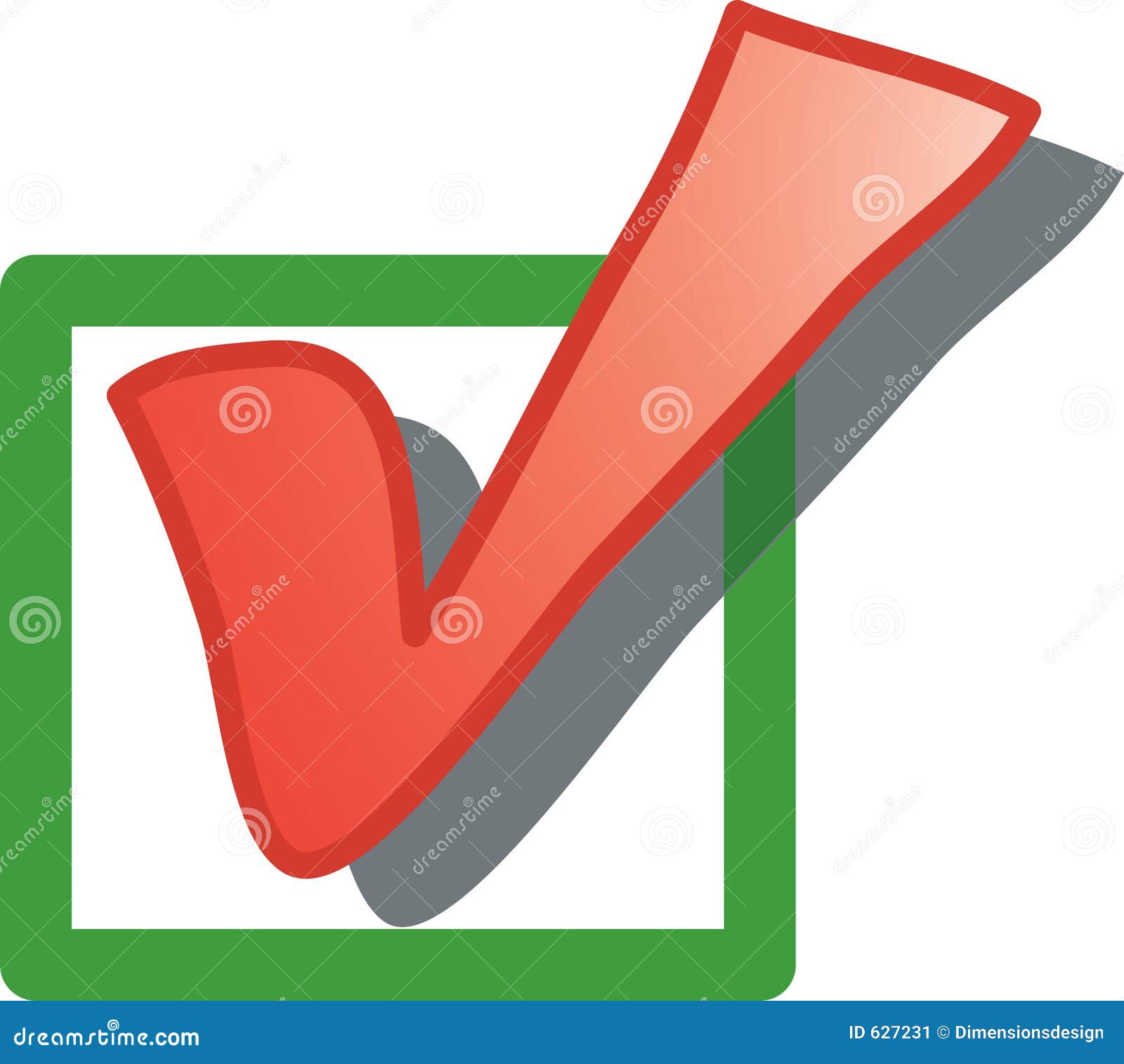 Check box icon stock vector. Illustration of check, symbol - 627231