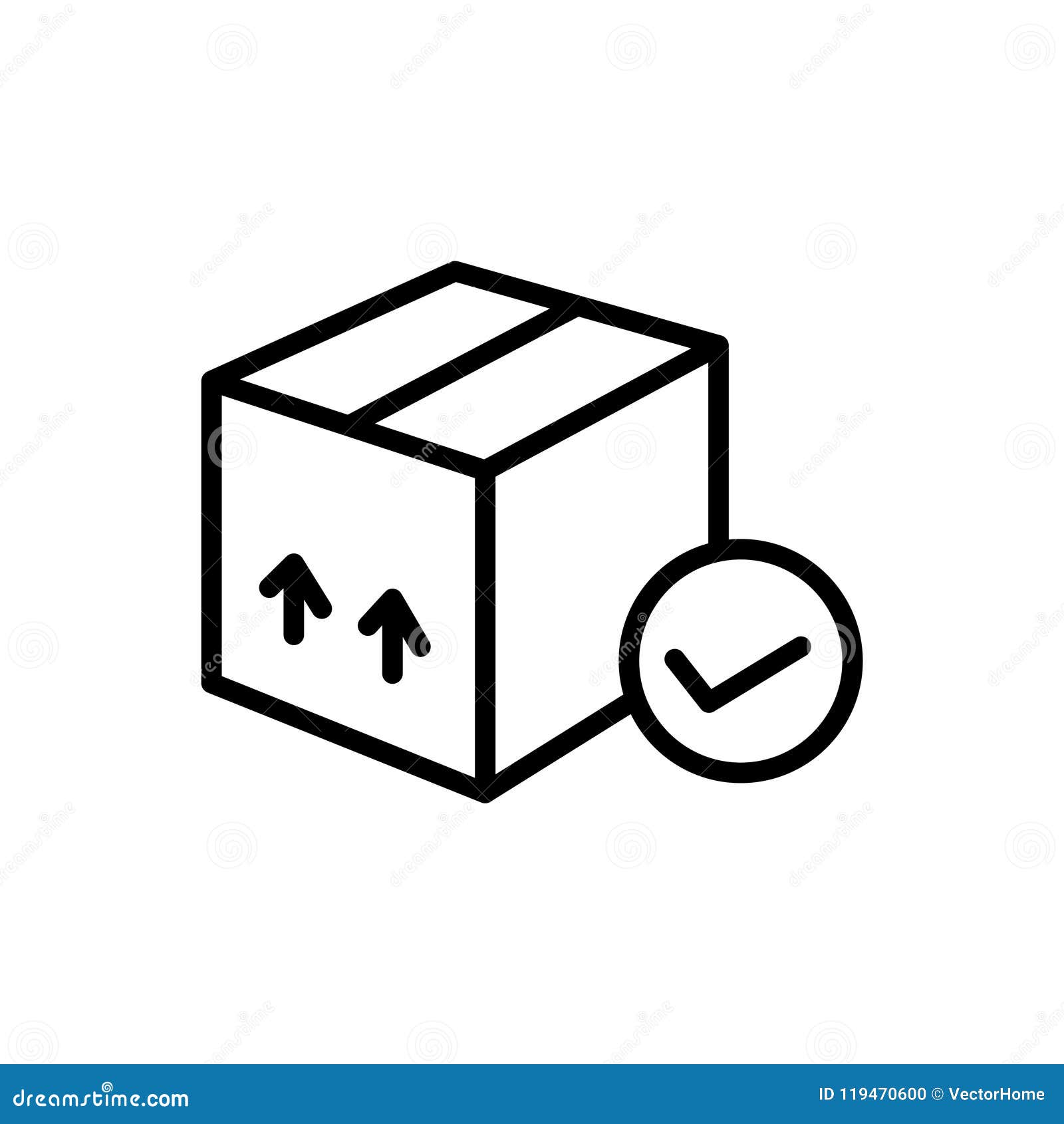Check Box Icon, Vector Illustration. Stock Vector - Illustration of ...