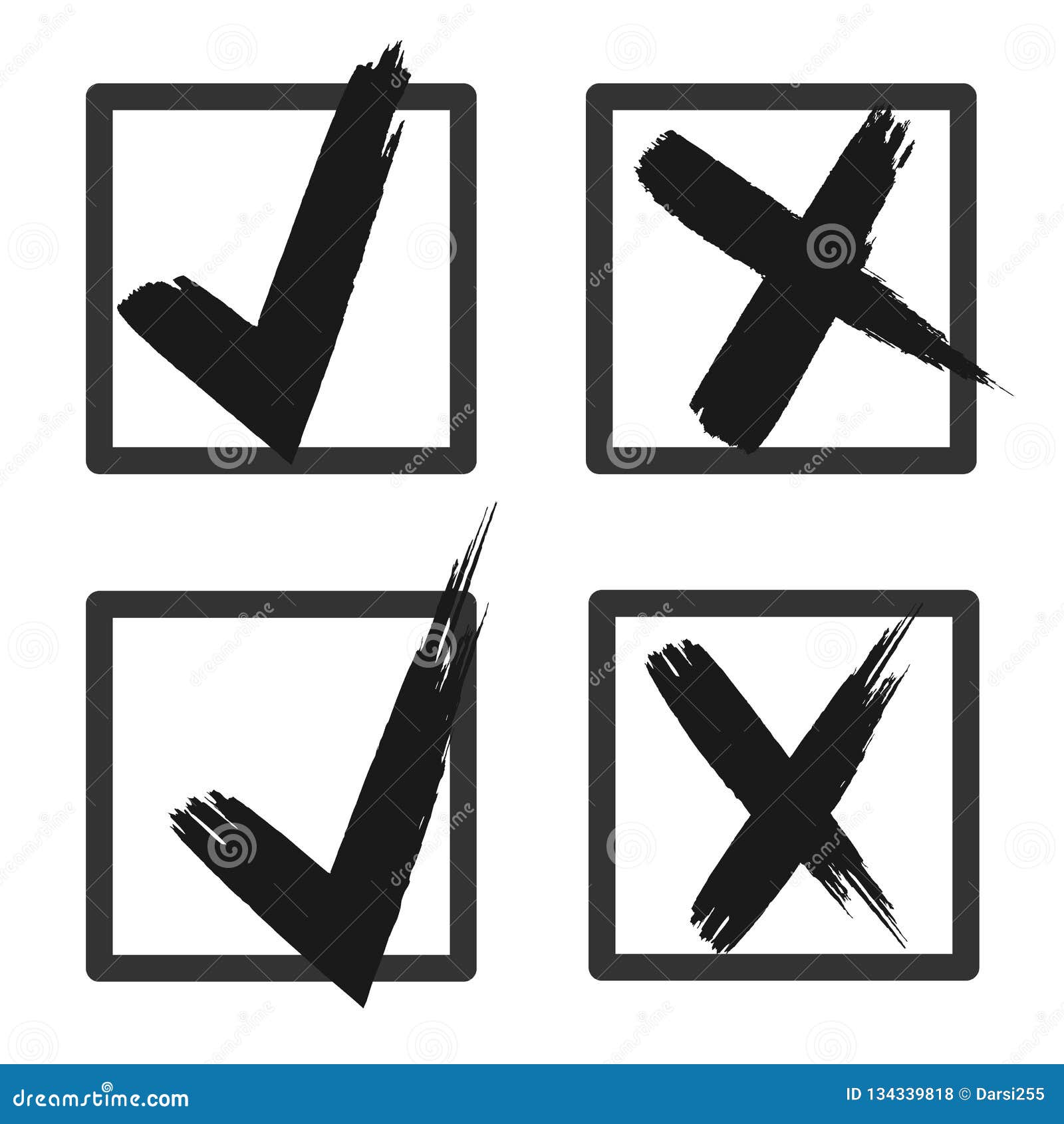 Check Box List Icons Set, Black Isolated on White Background, Vector ... Check Box List Icons Set, Black Isolated on White Background, Vector ...