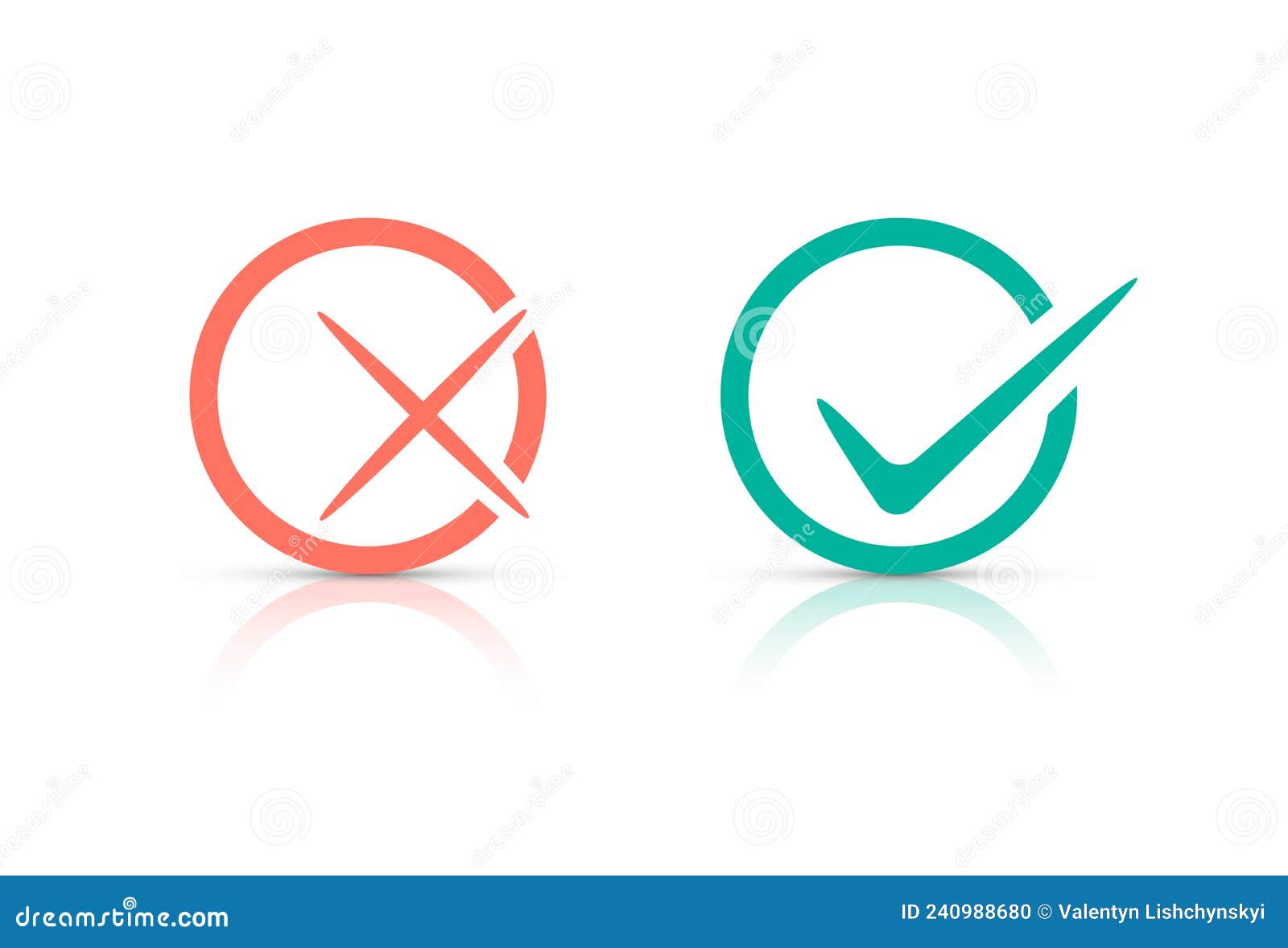 Check Box List Symbols Set on White Background, Vector Image Stock ...