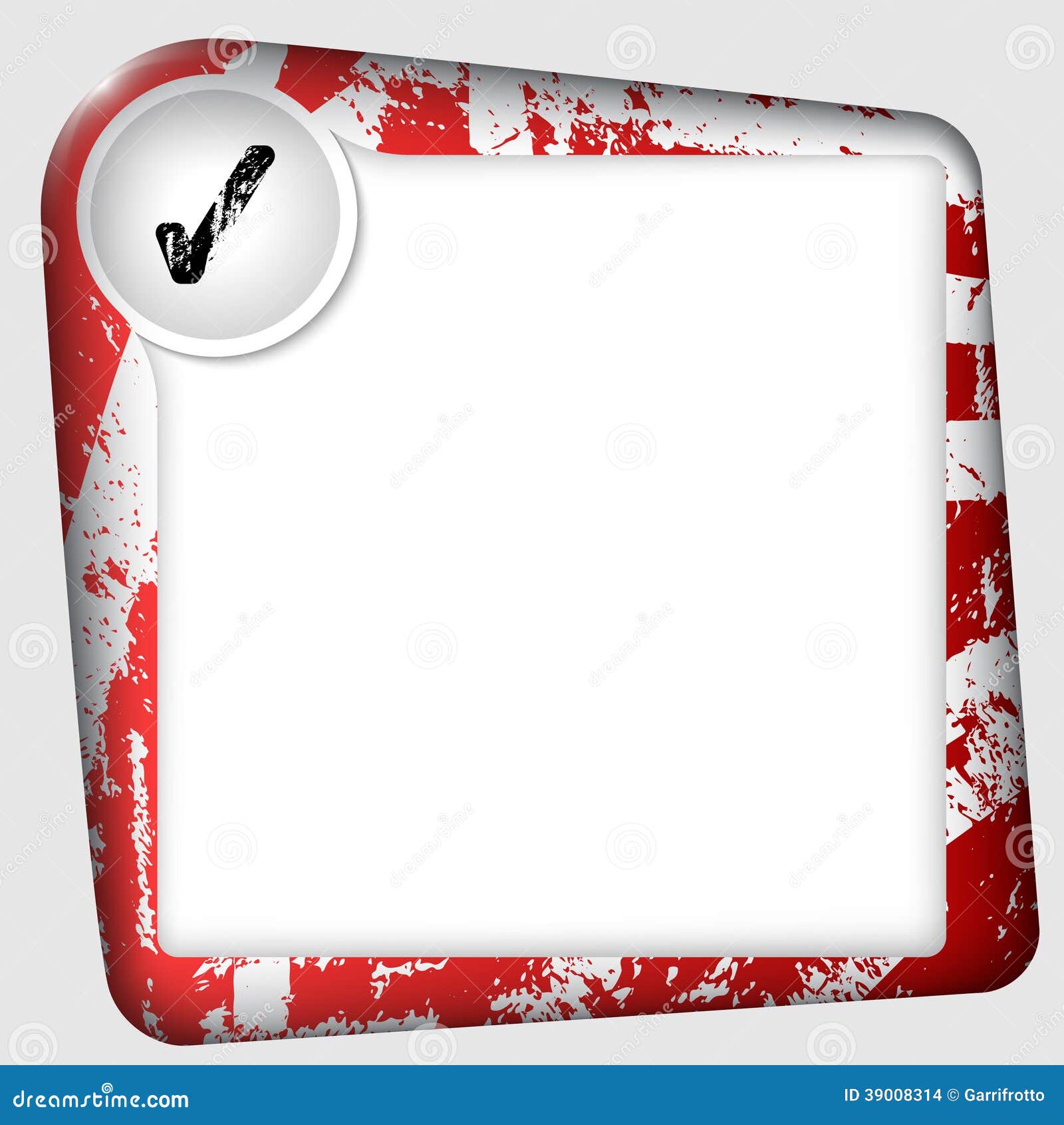 Check box stock vector. Illustration of vector, border - 39008314