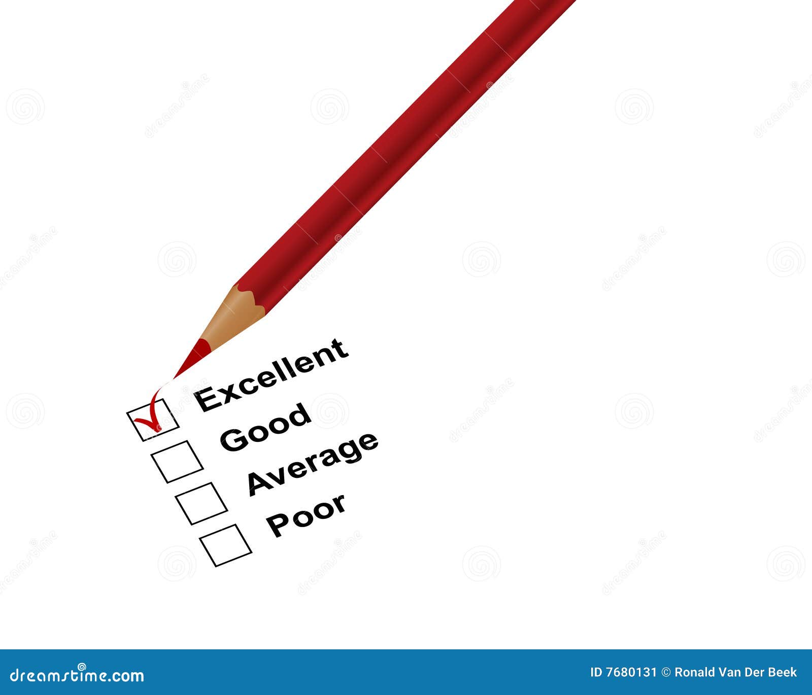 Check boxes with pencil stock vector. Illustration of questionnaire ...
