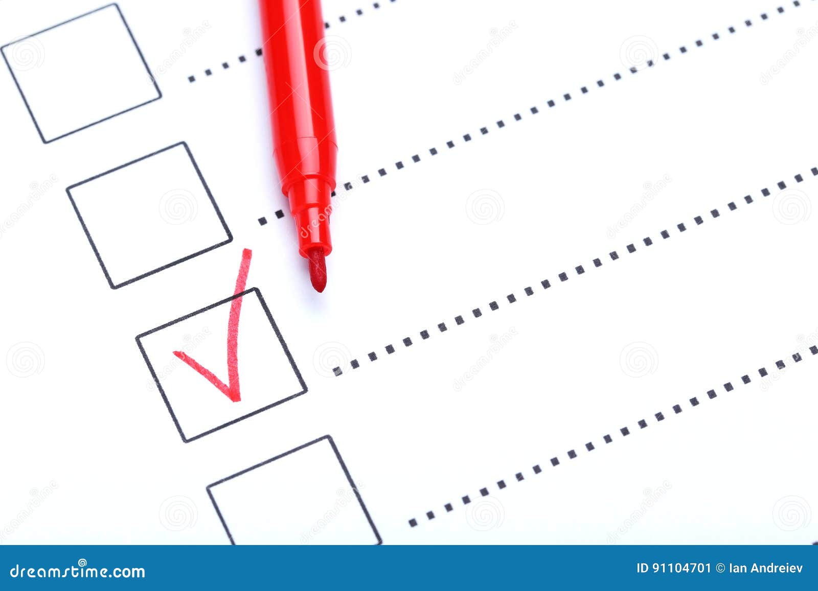 Check boxes stock image. Image of exam, boxes, option - 91104701