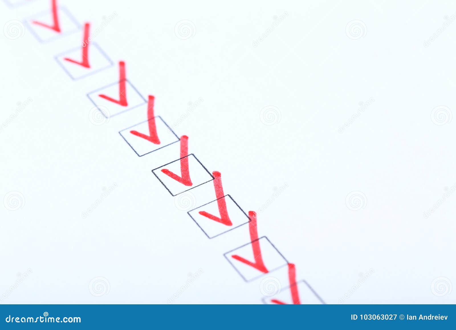 Check boxes stock image. Image of business, question - 103063027