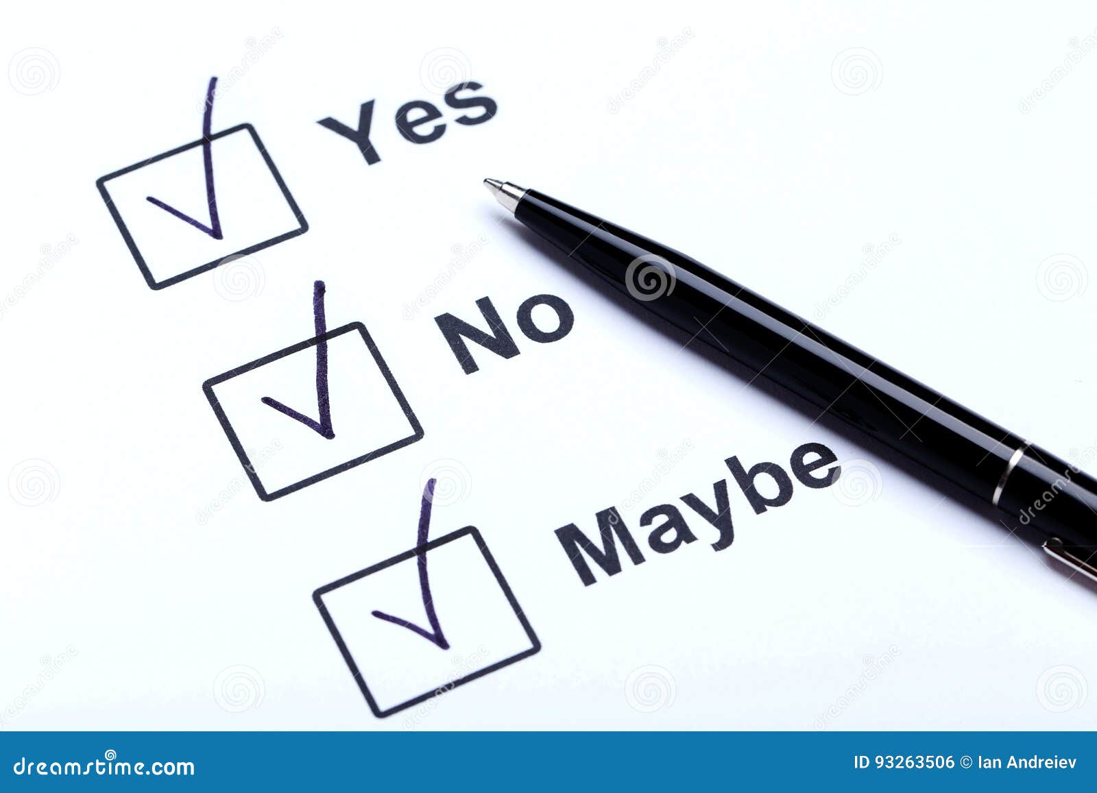 Check boxes stock photo. Image of list, manager, exam - 93263506