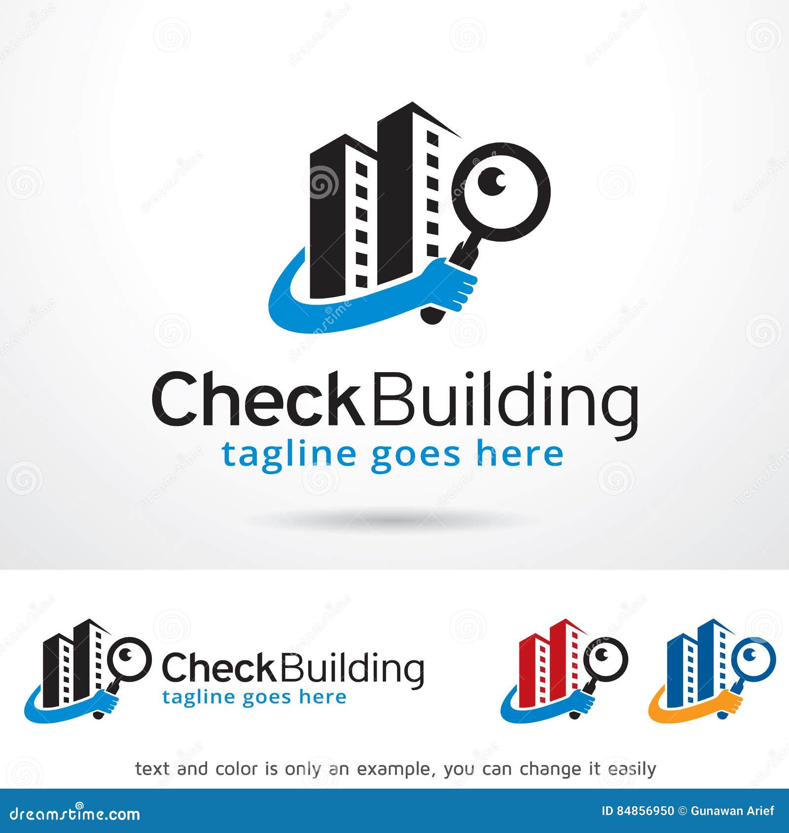 Check Building Logo Template Design Vector Stock Vector - Illustration ...