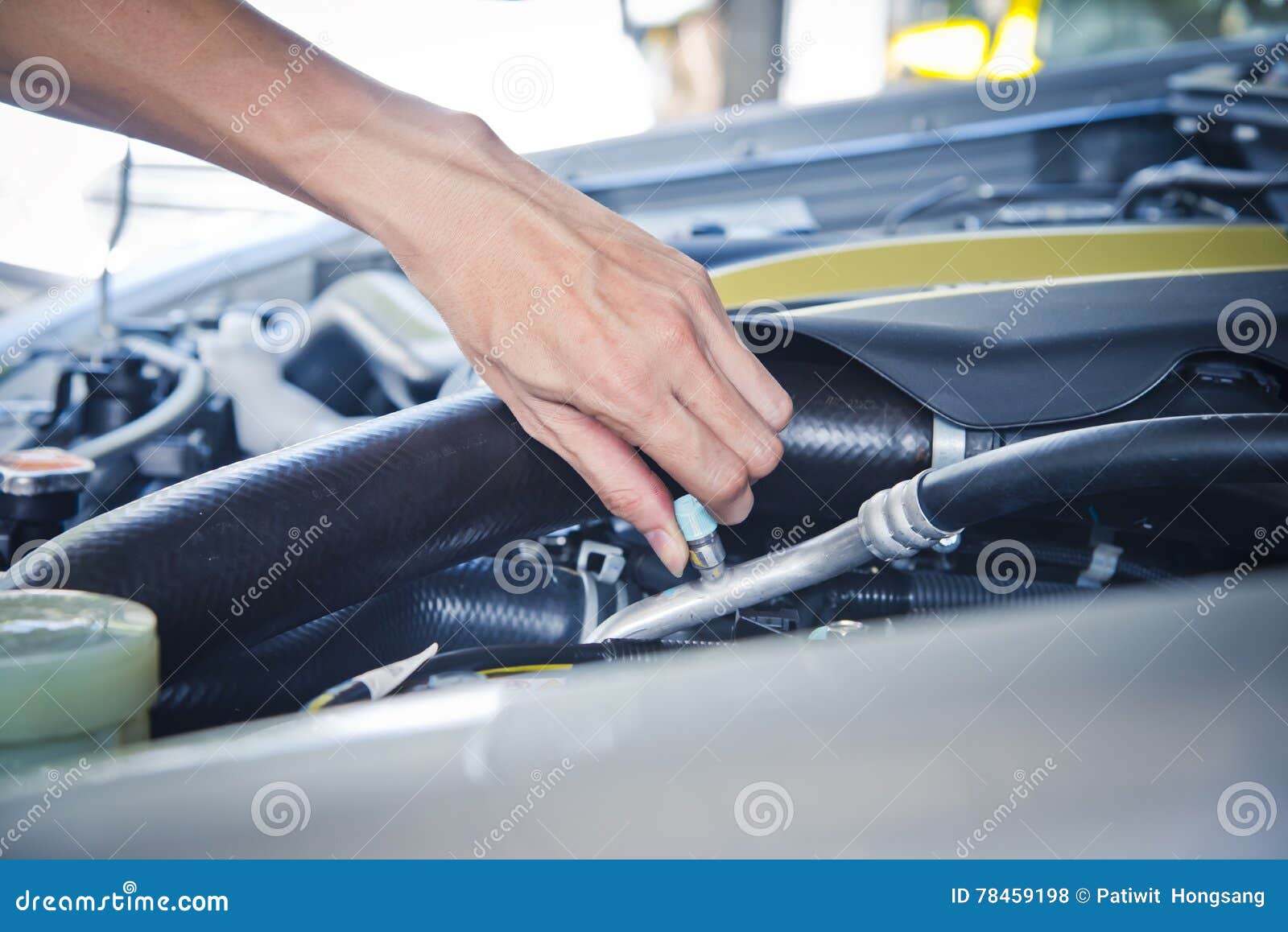 Check the car engine. stock photo. Image of laboratory - 78459198