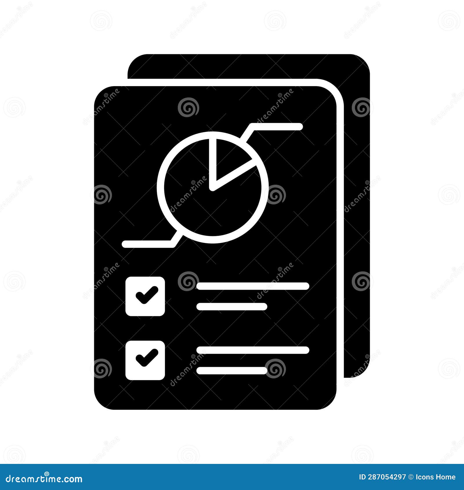 Check this Carefully Crafted Icon of Business Report, Analytical Report ...