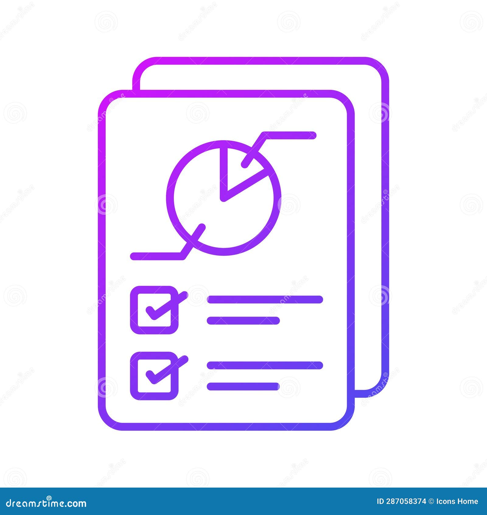 Check this Carefully Crafted Icon of Business Report, Analytical Report ...