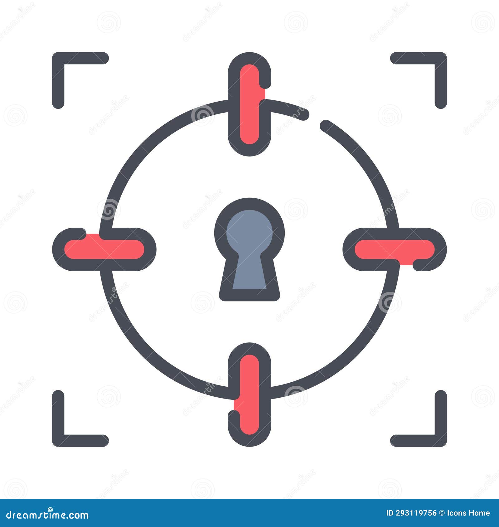 Check this Carefully Crafted Vector of Target Security in Trendy Style ...