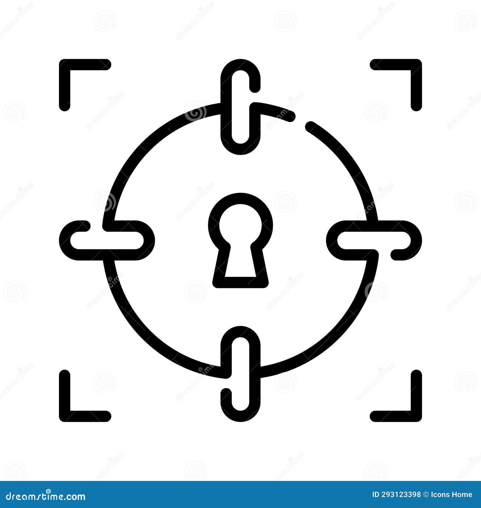 Check this Carefully Crafted Vector of Target Security in Trendy Style ...