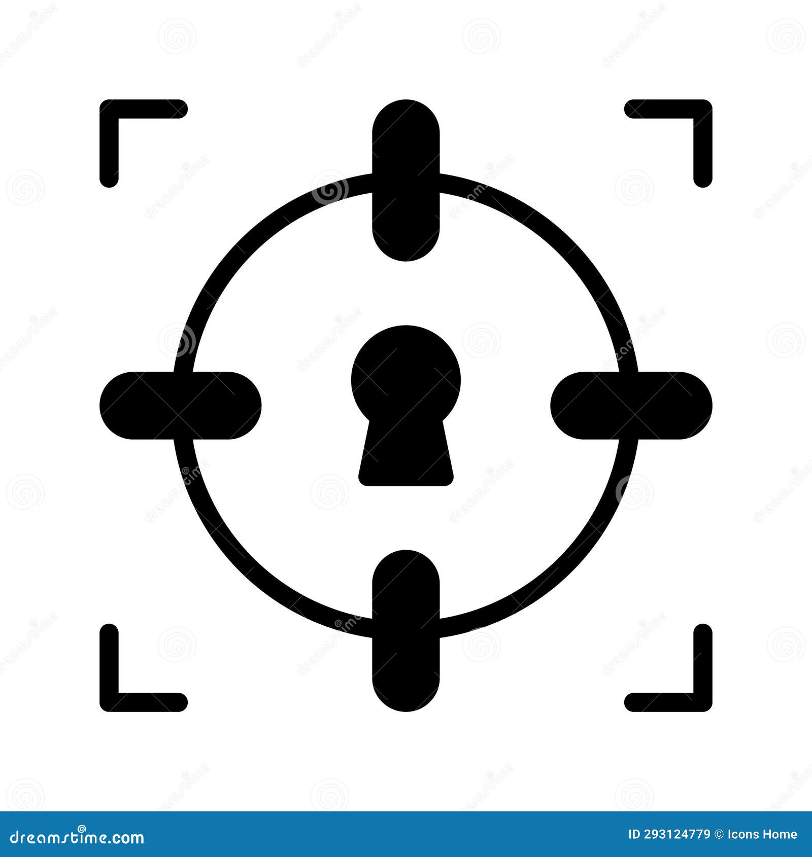 Check this Carefully Crafted Vector of Target Security in Trendy Style ...