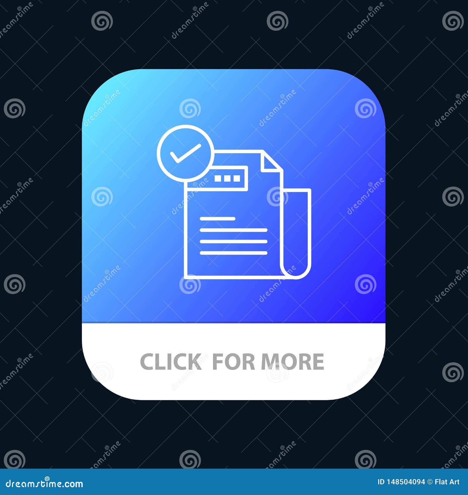 Check Checklist Feature Featured Features Mobile App Button Android And Ios Line Version