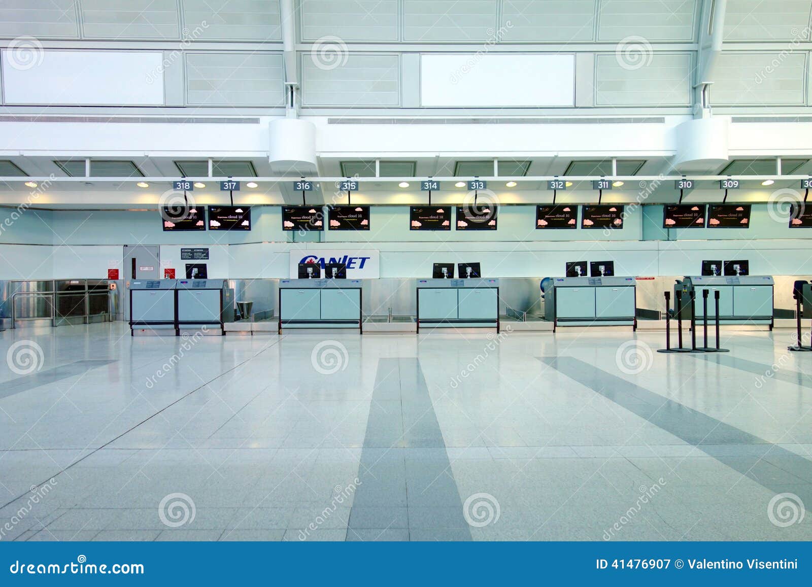 Check-in Counters editorial photography. Image of clean - 41476907