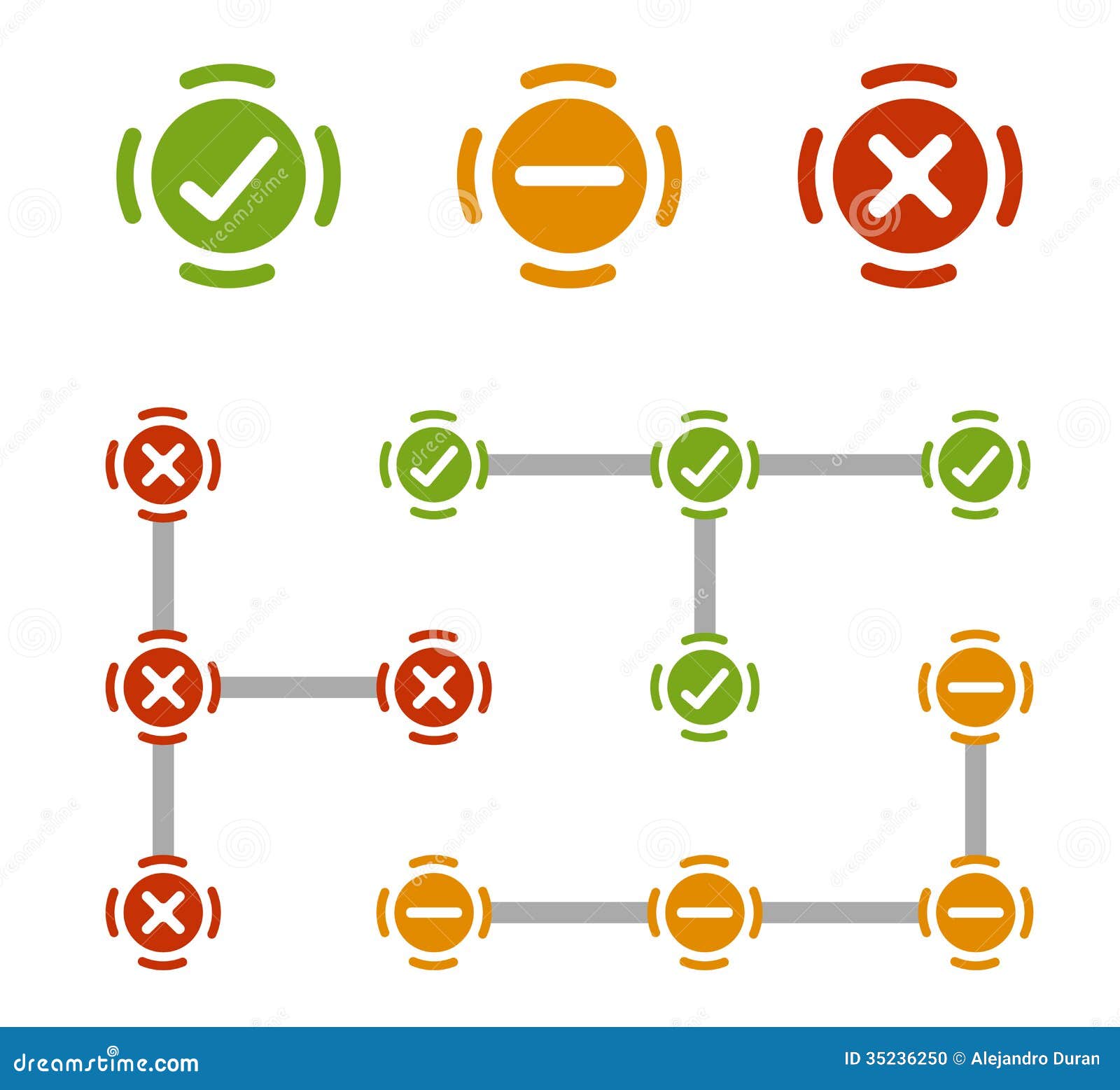 Check cross elements stock vector. Illustration of green - 35236250