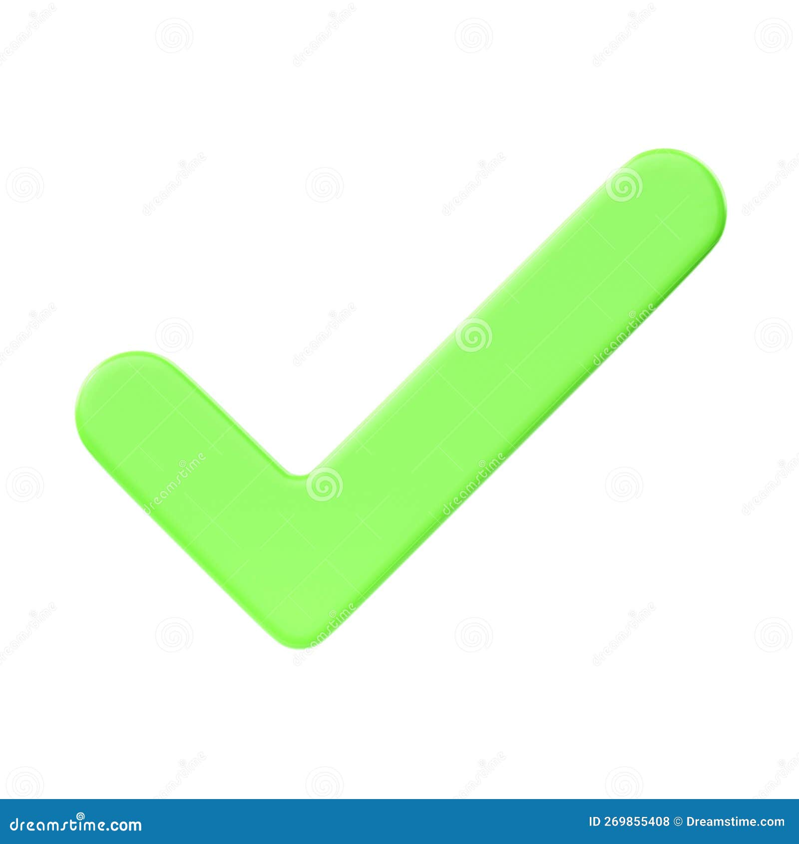 Check 3d Render Illustration - Checkbox Button, Ok Concept and Success ...