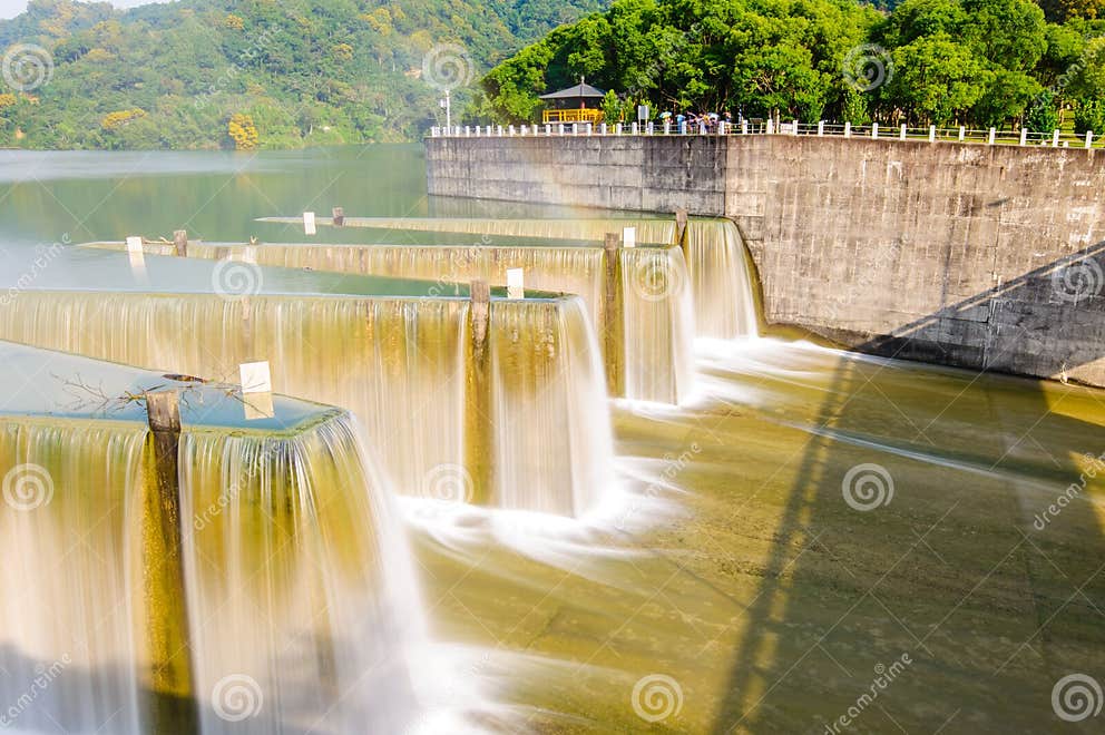 Check dam in Taiwan stock image. Image of built, generation - 44668347