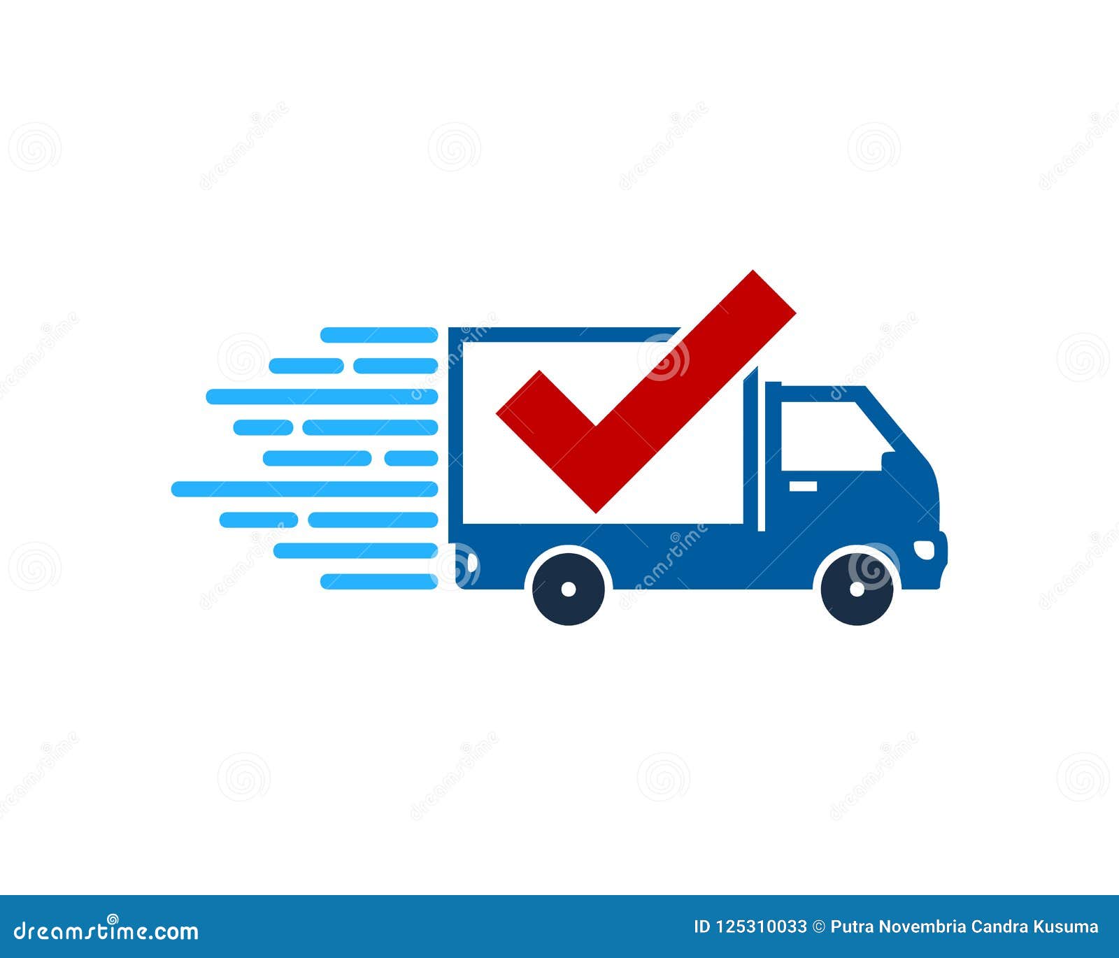 Check Delivery Logo Icon Design Stock Vector - Illustration of ...