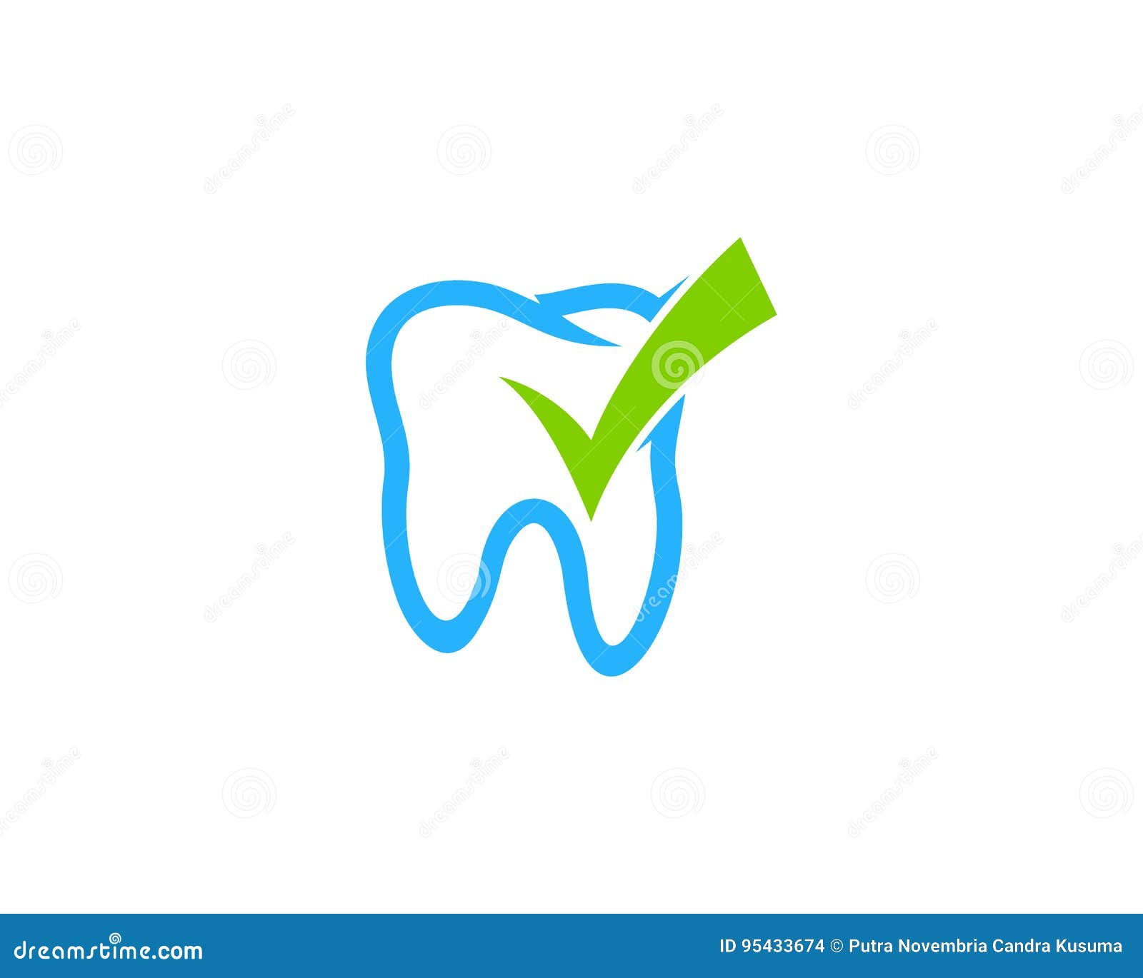 Check Dental Icon Logo Design Element Stock Vector - Illustration of ...