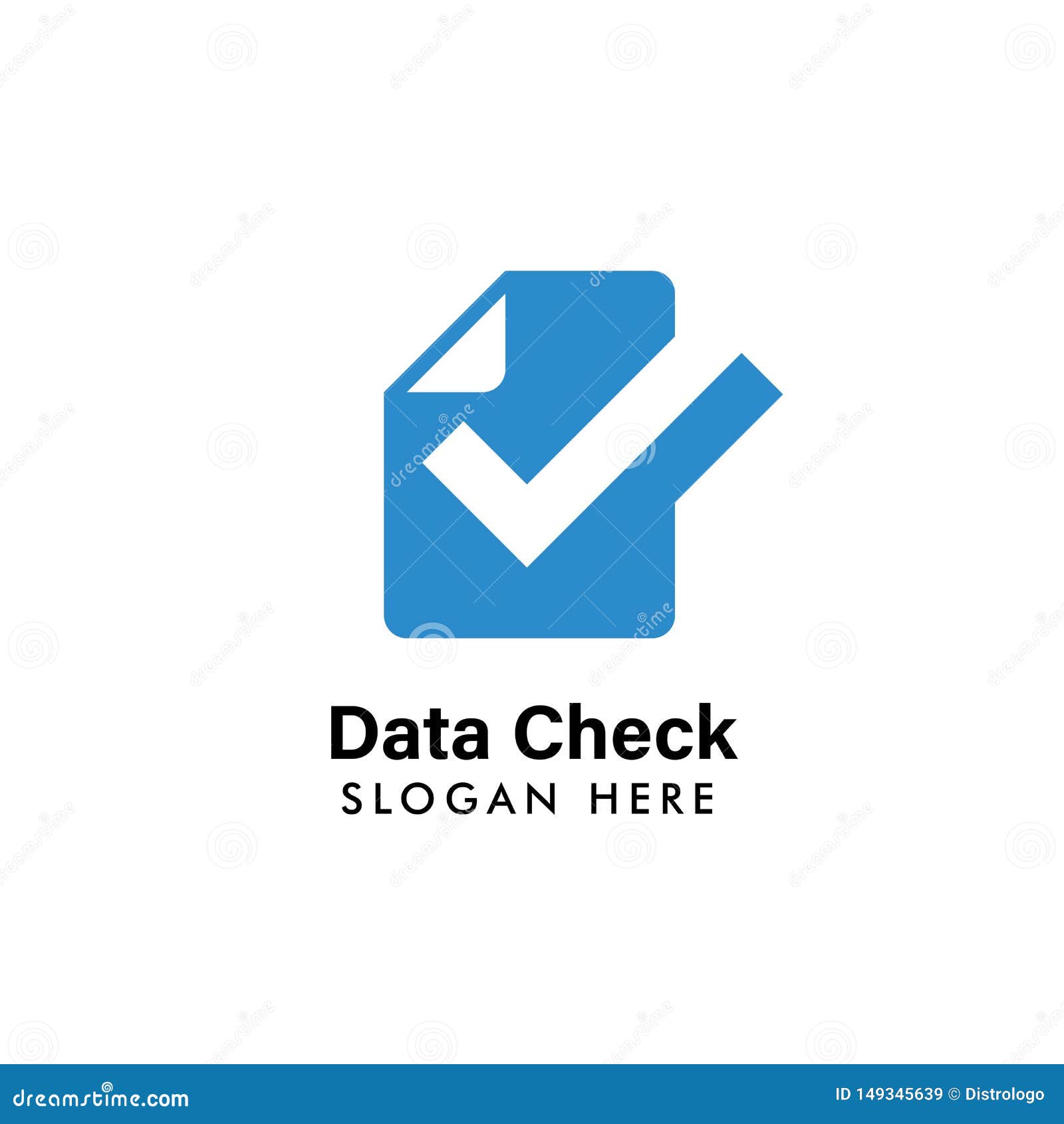 Check Document Logo Template Design. Doc Check Icon Symbol Design Stock ...