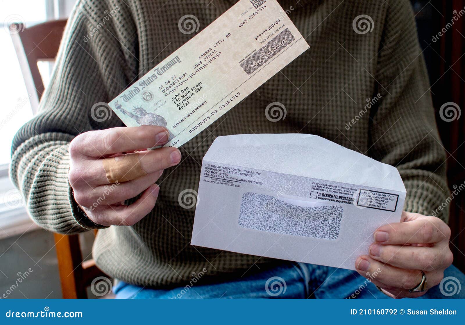 Check for Economic Relief Help Editorial Photography - Image of ...