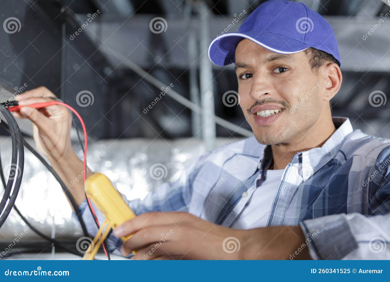 Check Electrical System in Factory Stock Image - Image of panel ...