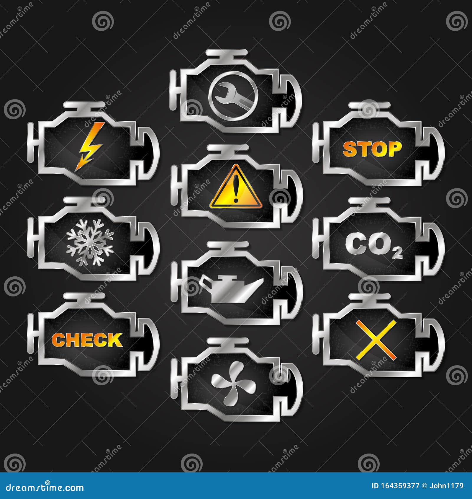 Check Engine Symbol
