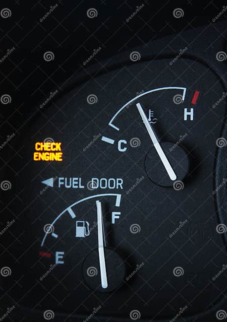 Check Engine Light stock photo. Image of gages, signal - 8469300