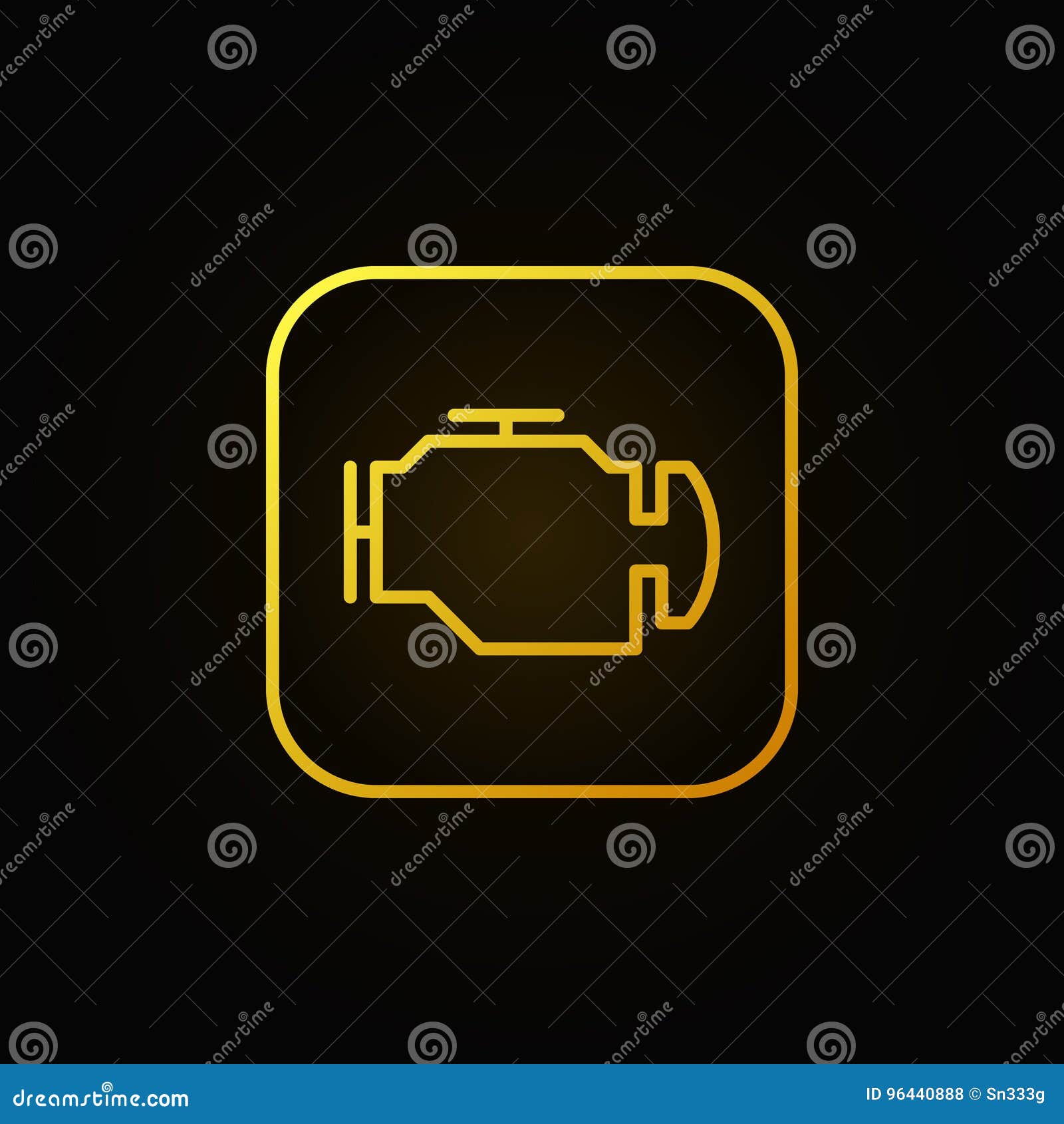 Icon Check Engine Symbol