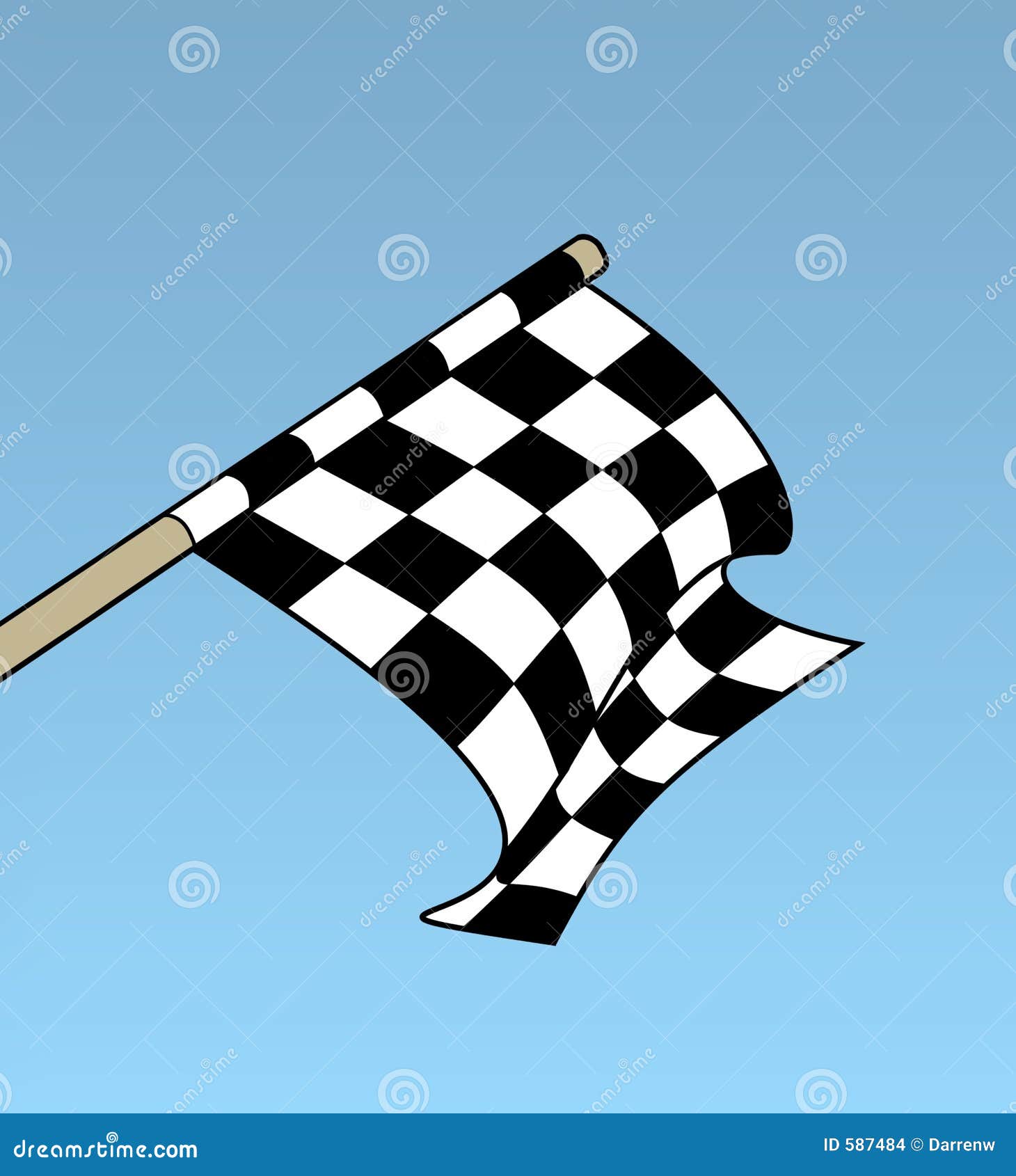 Check Flag stock illustration. Illustration of flag, prix - 587484