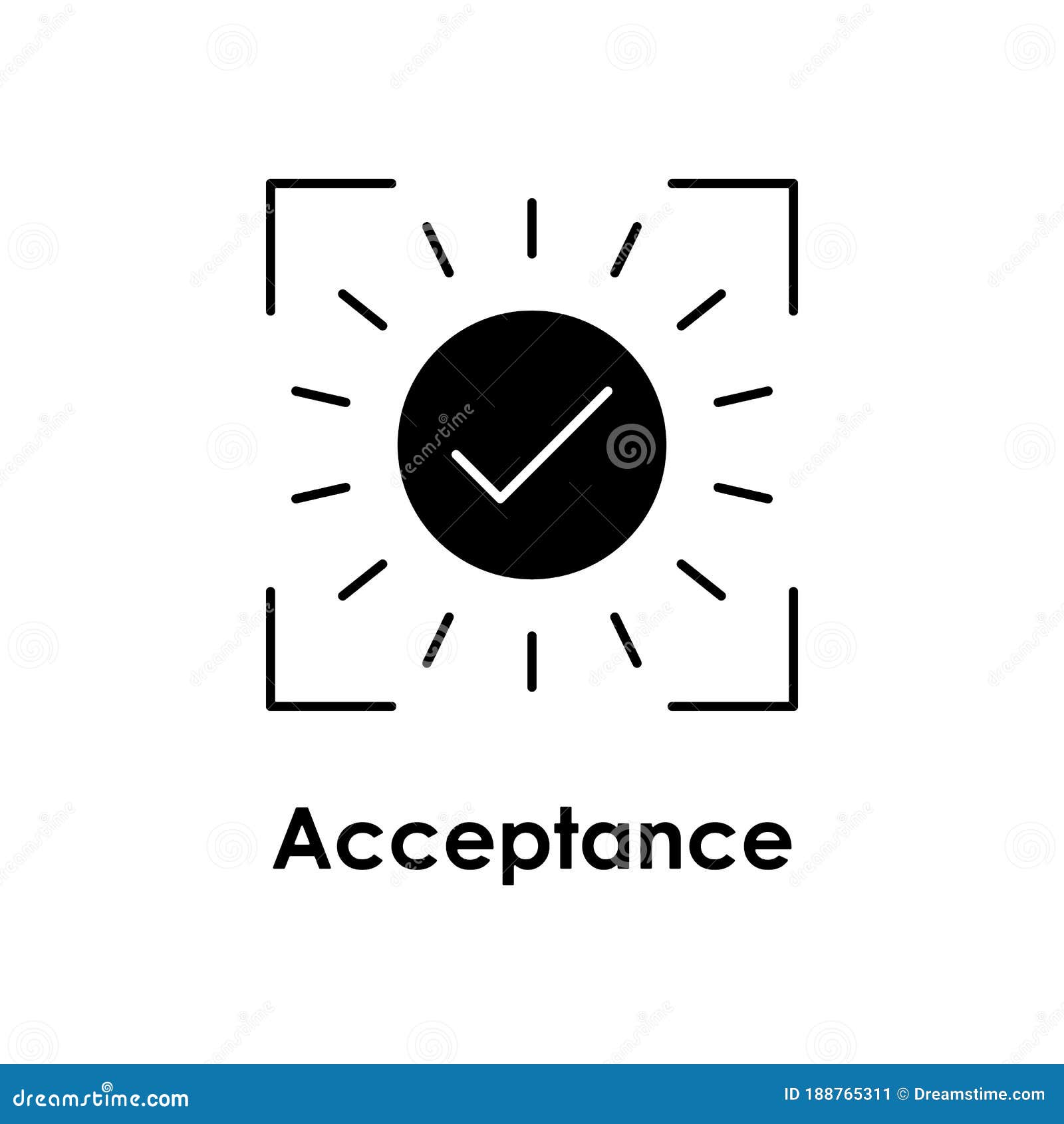 Check, Focus, Acceptance Icon. Element of Business Icon for Mobile ...