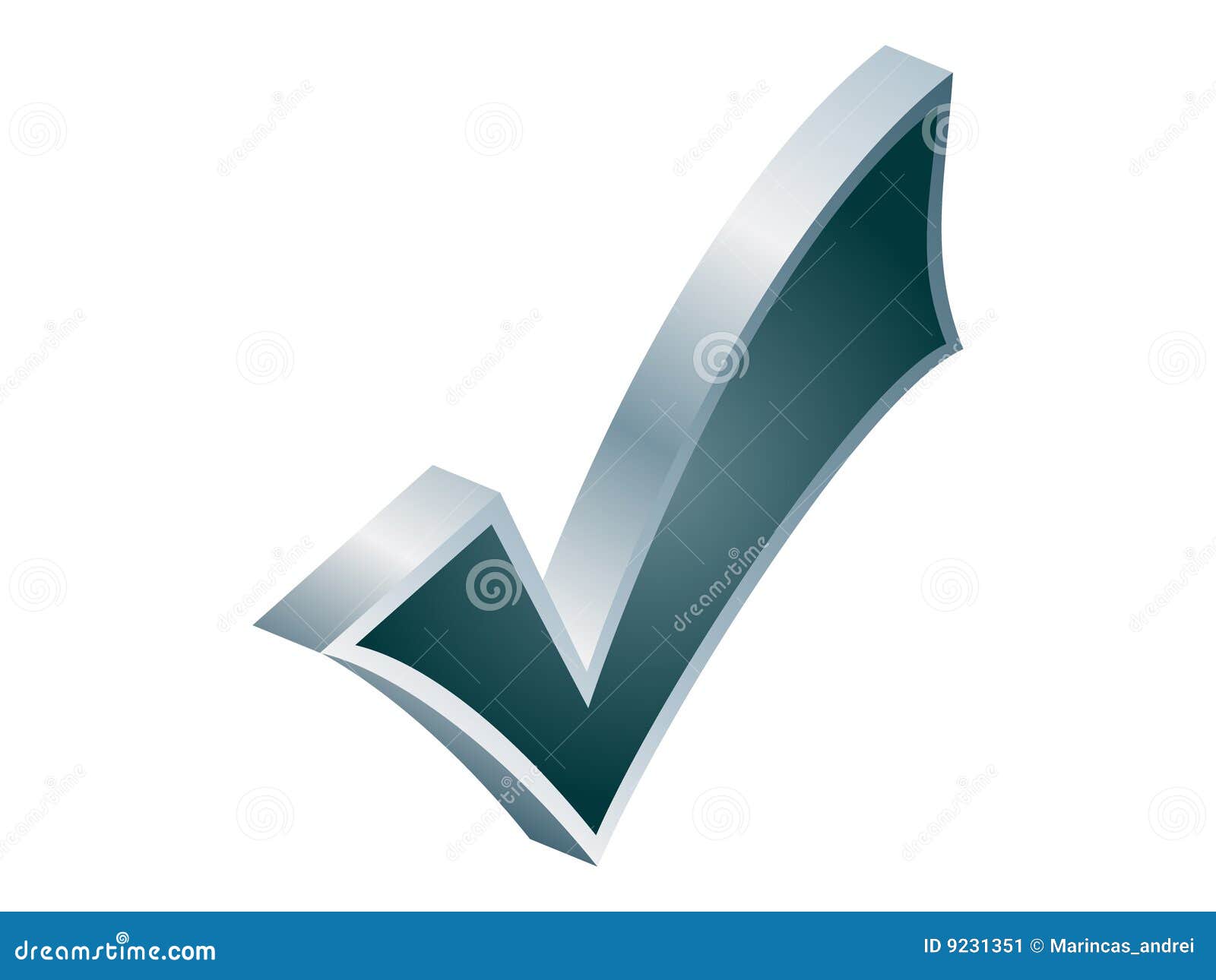 Check icon stock vector. Illustration of agreement, ticking - 9231351
