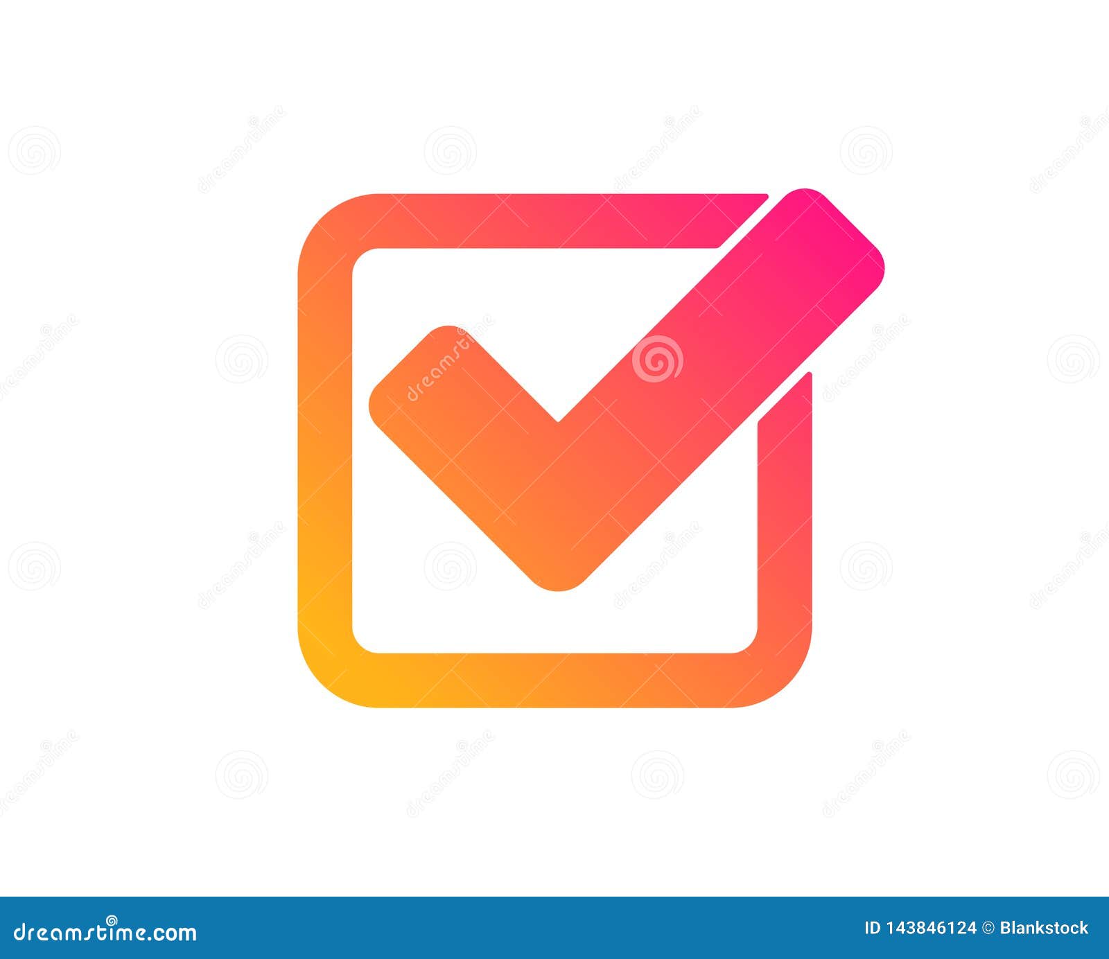 Check Icon. Approved Tick Sign. Vector Stock Vector - Illustration of ...