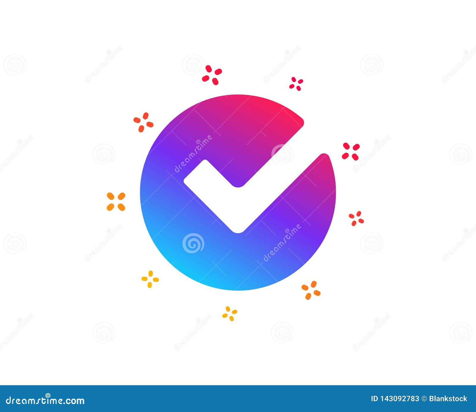 Check Icon. Approved Tick Sign. Vector Stock Vector - Illustration of ...