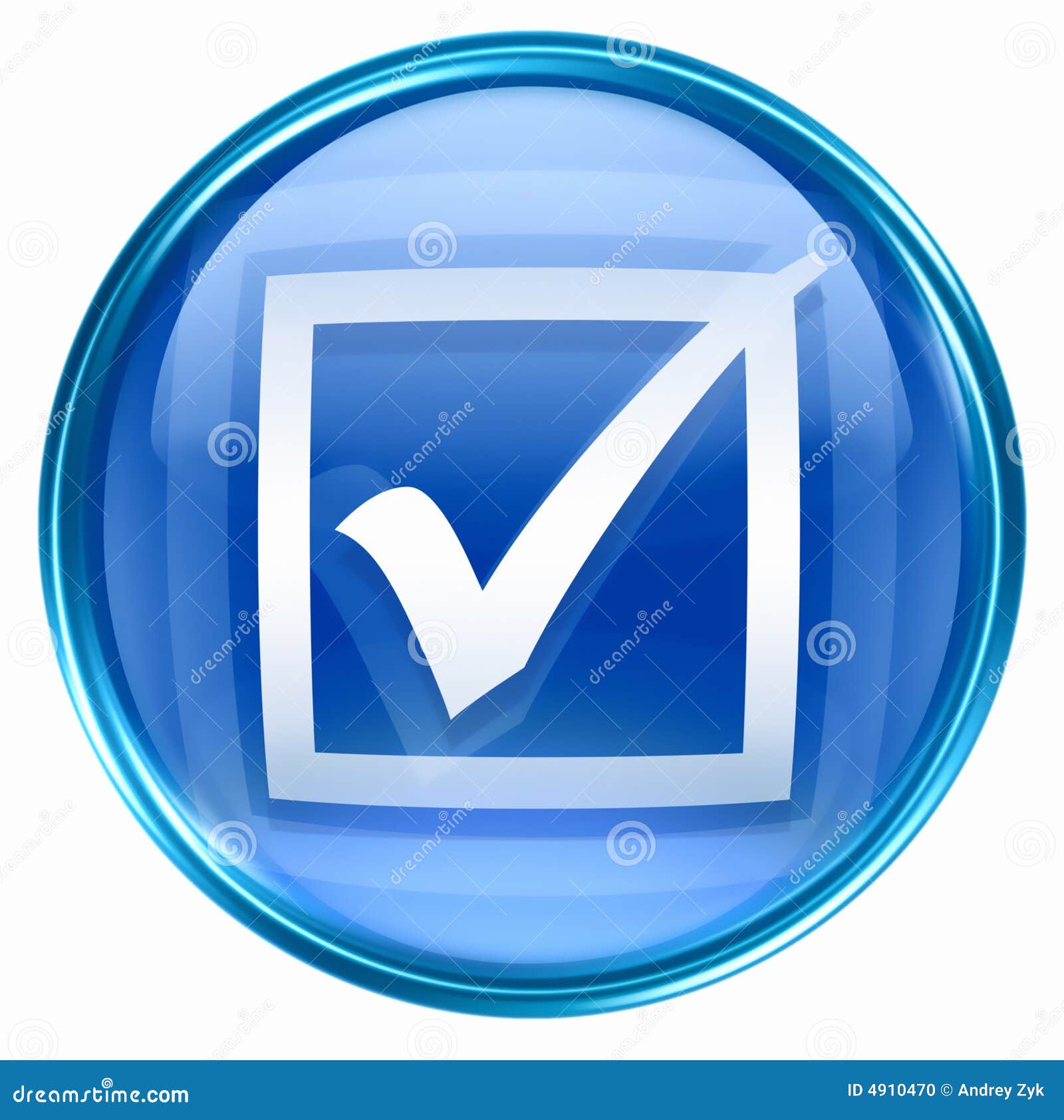Check icon blue stock illustration. Illustration of forward - 4910470