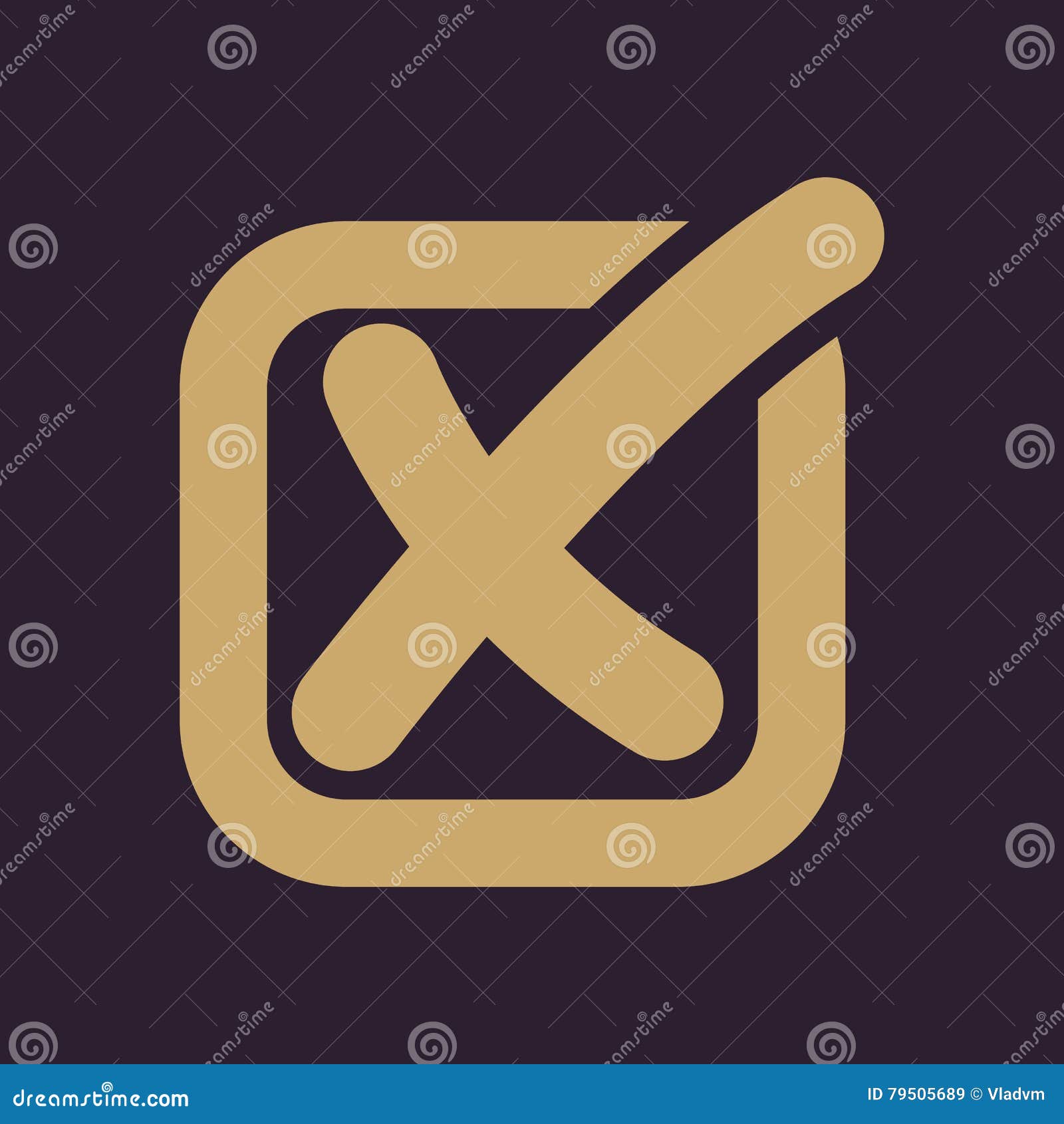 The Check Icon. Checkmark and Checkbox, No, Voting Symbol Stock Vector ...