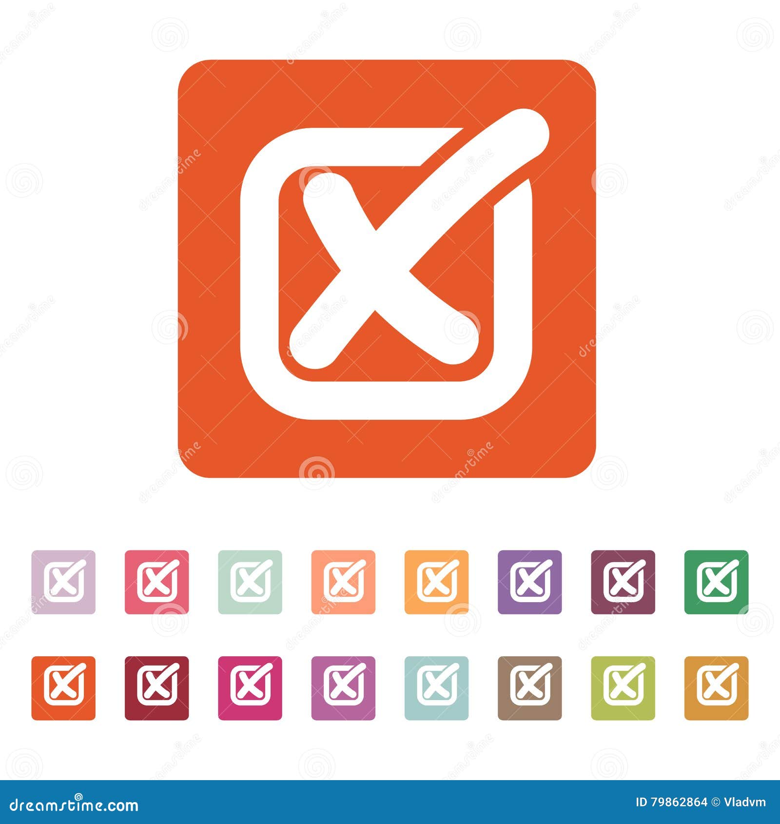 The Check Icon. Checkmark and Checkbox, No, Voting Symbol Stock Vector ...