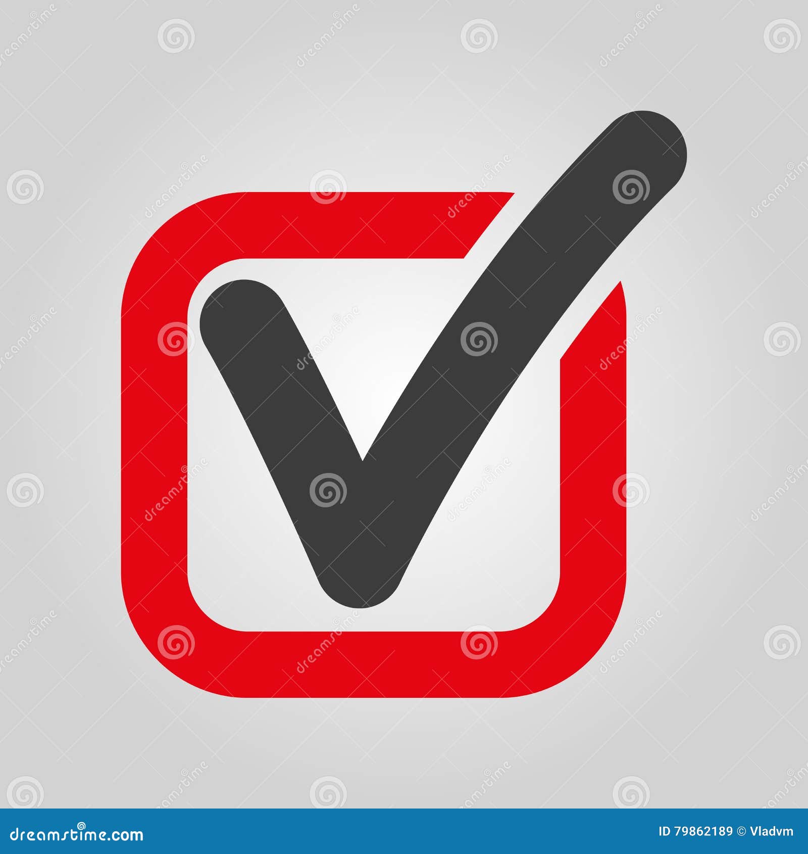 The Check Icon. Checkmark and Checkbox, Yes, Voting Symbol Stock Vector ...