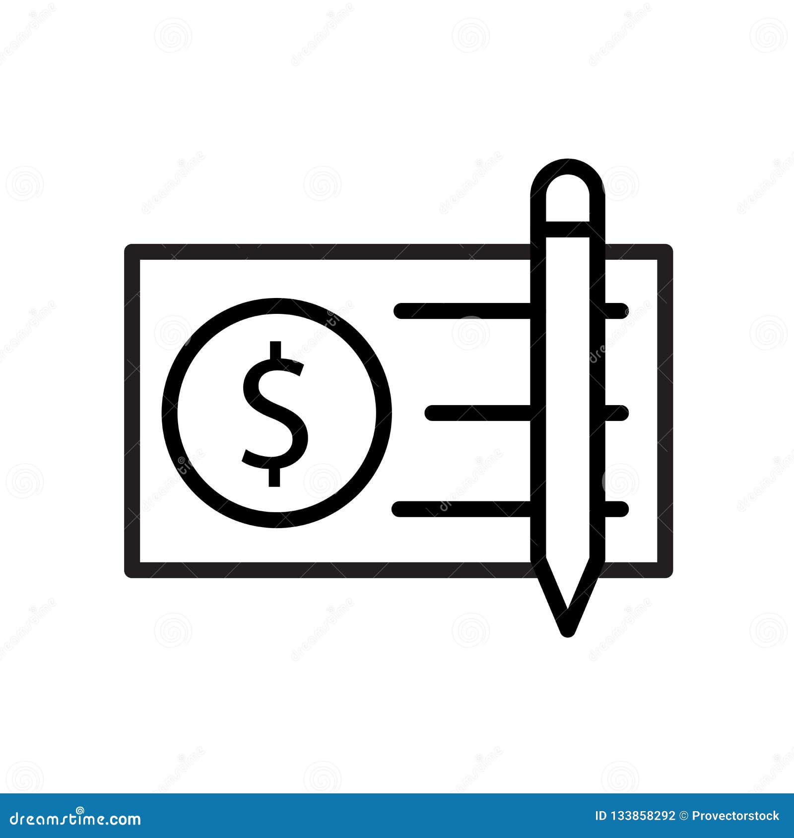 Check Icon Isolated on White Background Stock Vector - Illustration of ...