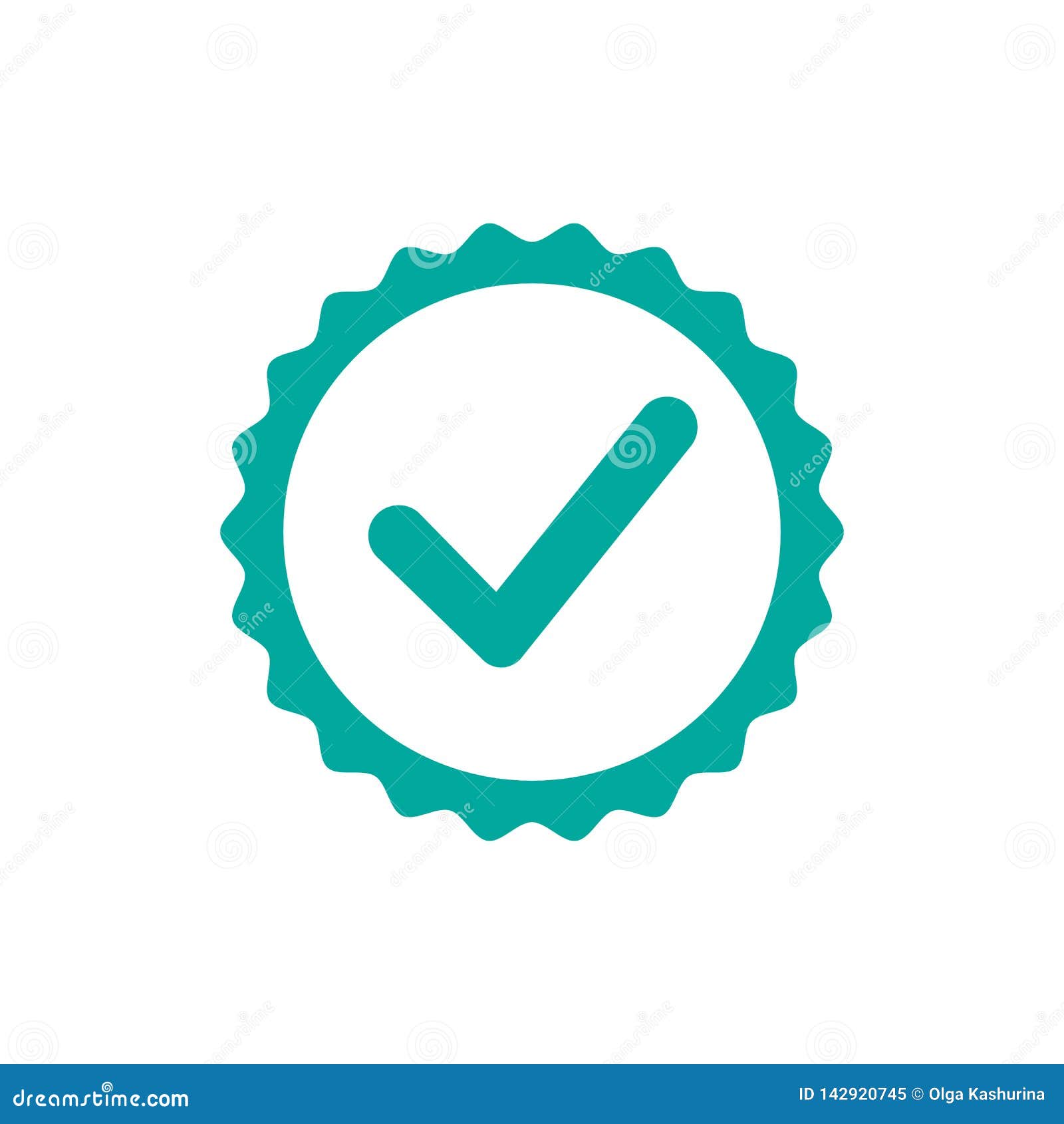 Check Icon. One of Set Web Icons - Vector Stock Illustration ...
