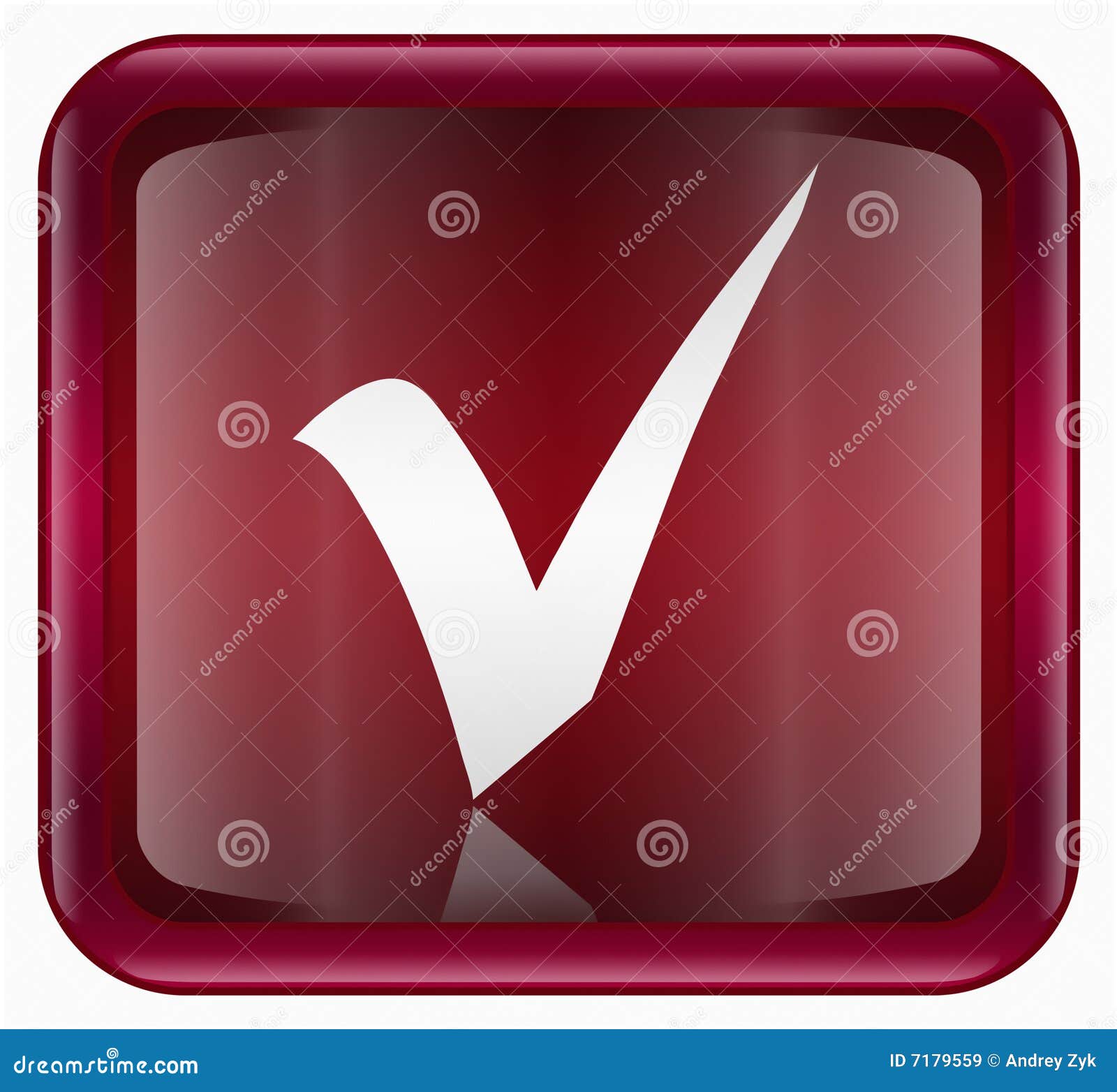 Check icon red stock vector. Illustration of arrowheads - 7179559