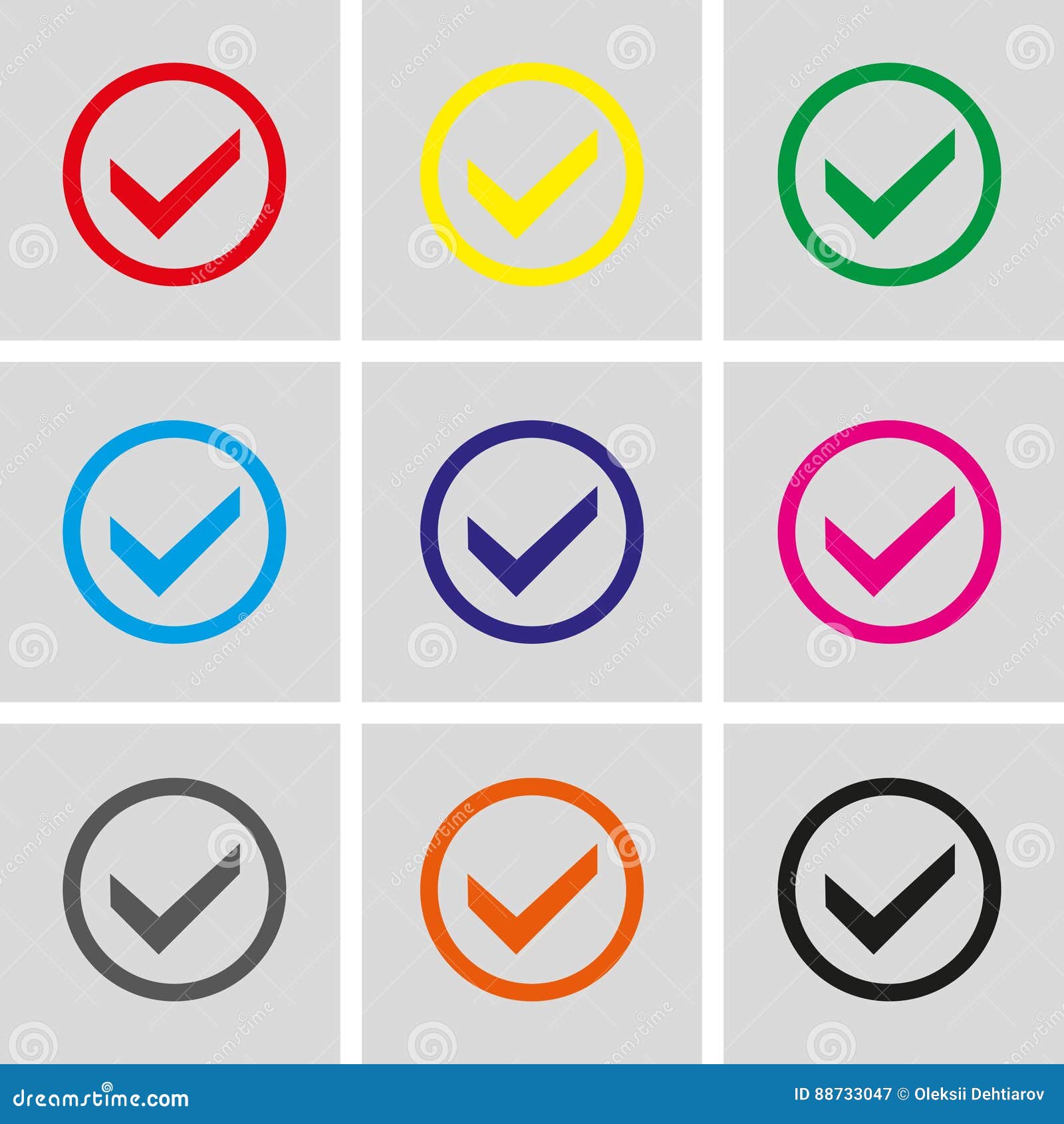 Check Icon Stock Vector Illustration Flat Design Stock Vector ...